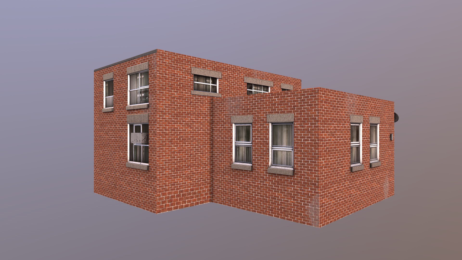 Post Office Building PBR 3D Model - TurboSquid 2145393