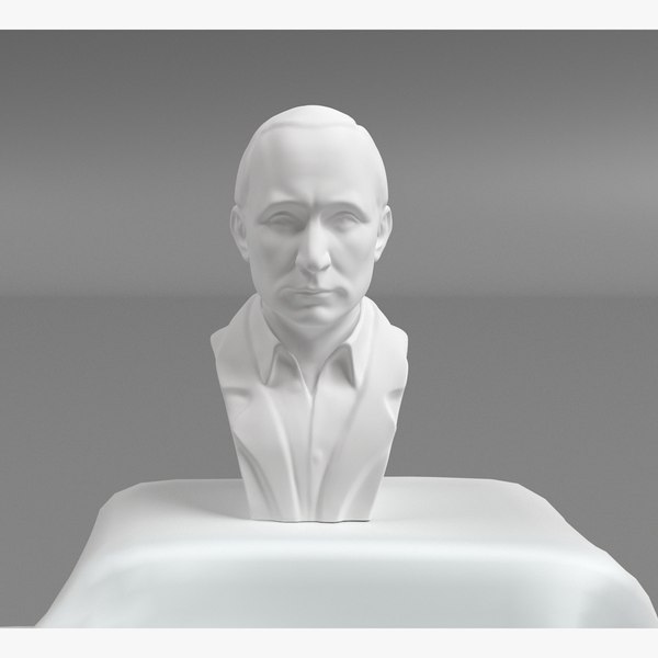 modelo 3d Busto de Vladimir Putin, escultura con retrato realista ...
