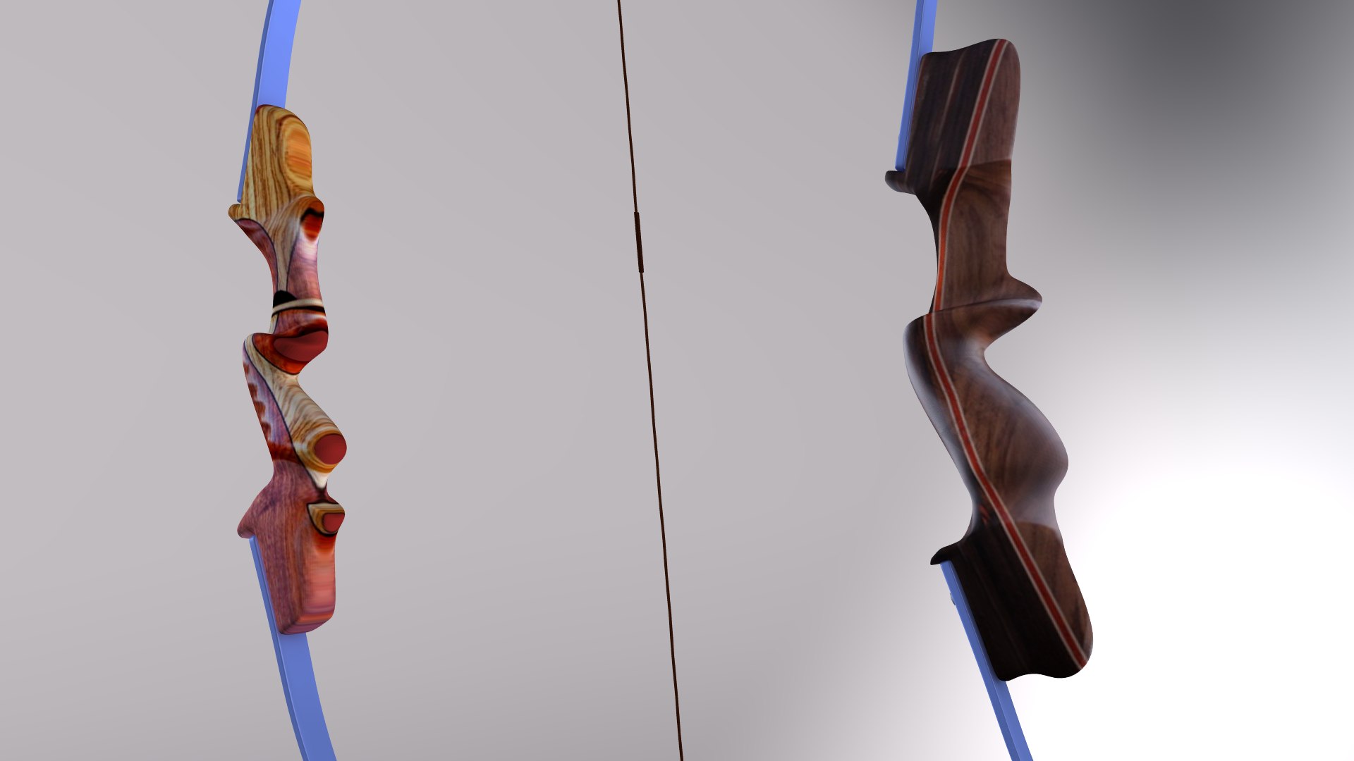 3D model takedown recurve bows - TurboSquid 1310012