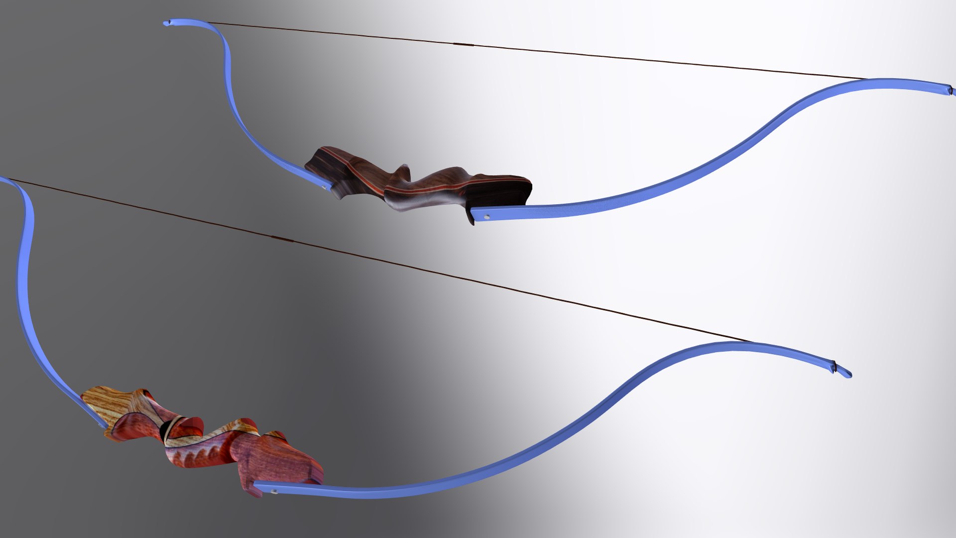 3D model takedown recurve bows - TurboSquid 1310012