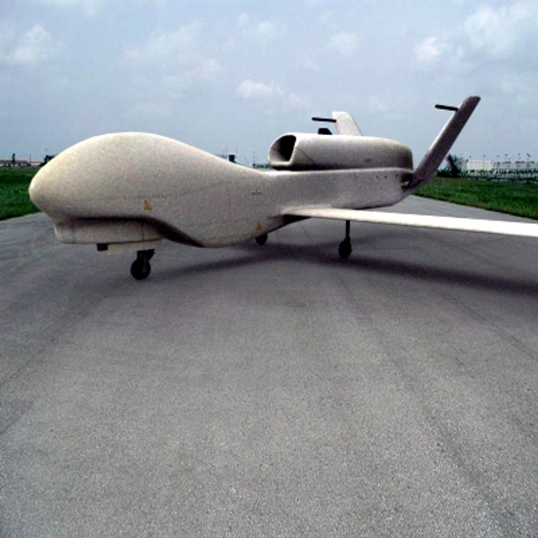 hawk uav 3d model