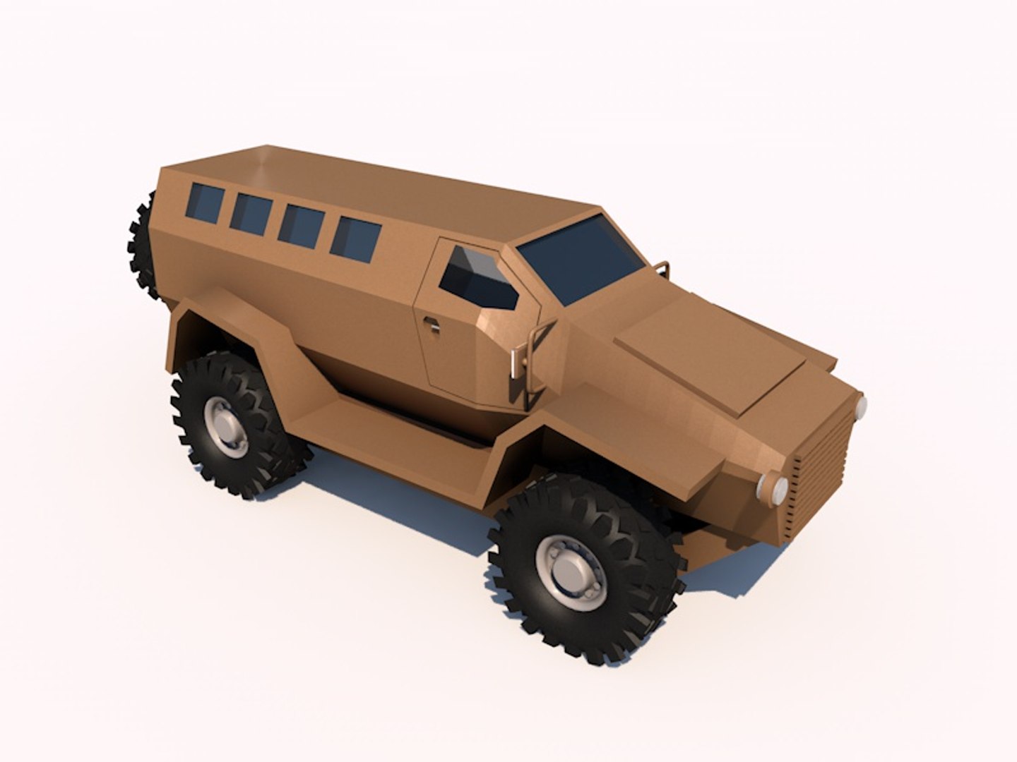 3d ambush mrap model