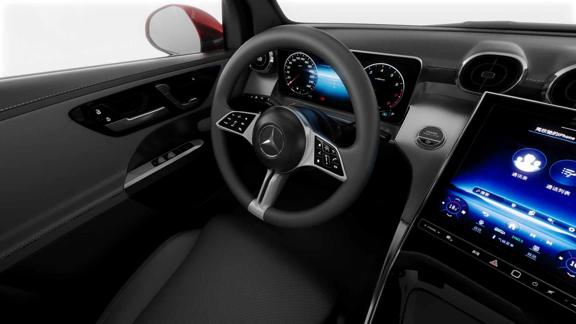 Mercedes-Benz GLC Coupe 2024 With Interior Model - TurboSquid 2152799