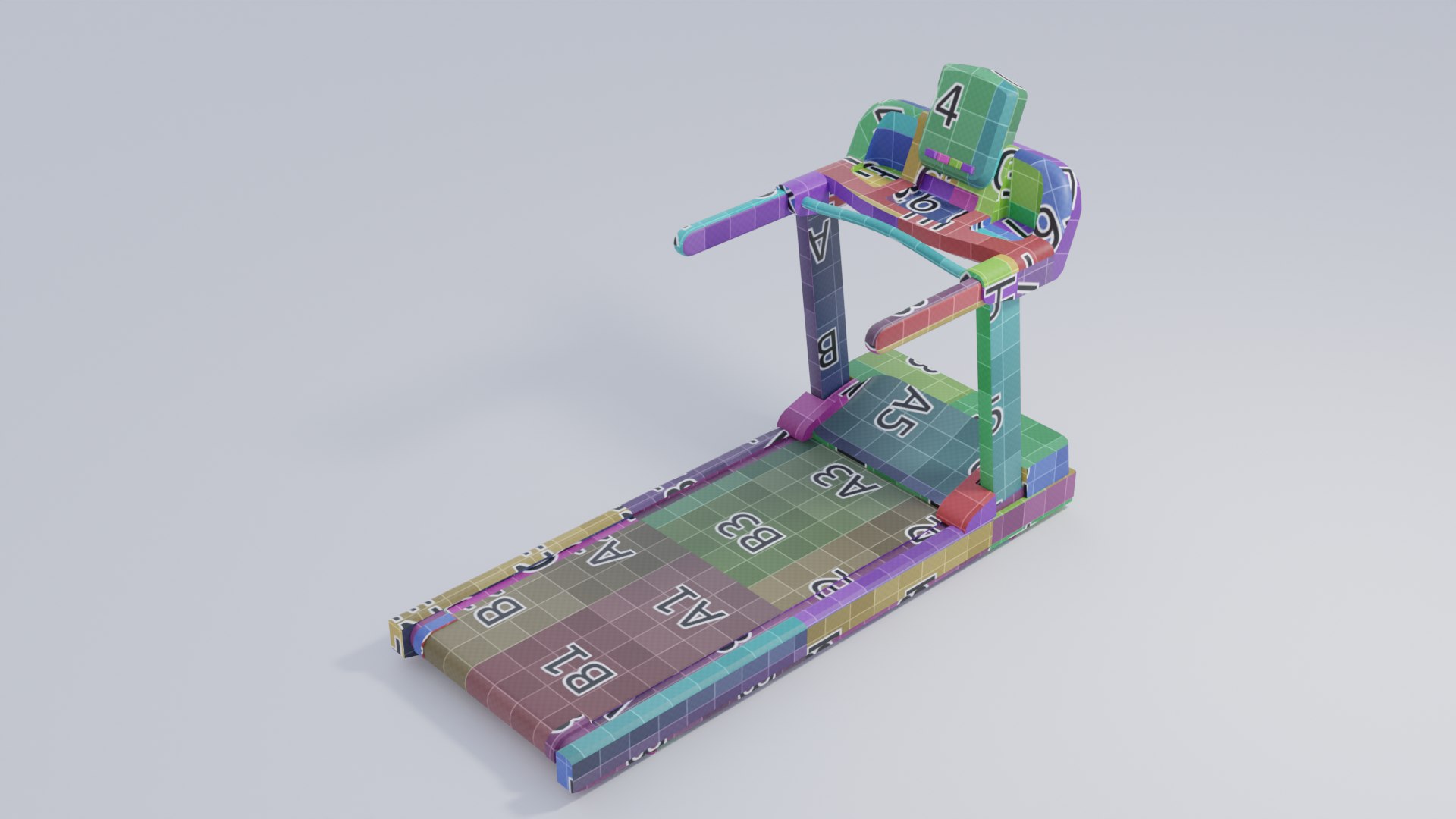 Treadmill 3D Model - TurboSquid 2033251