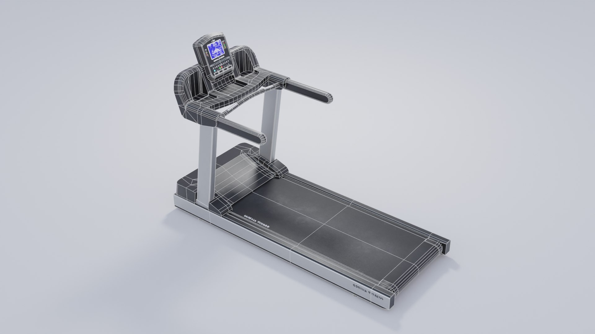 Treadmill 3D Model - TurboSquid 2033251