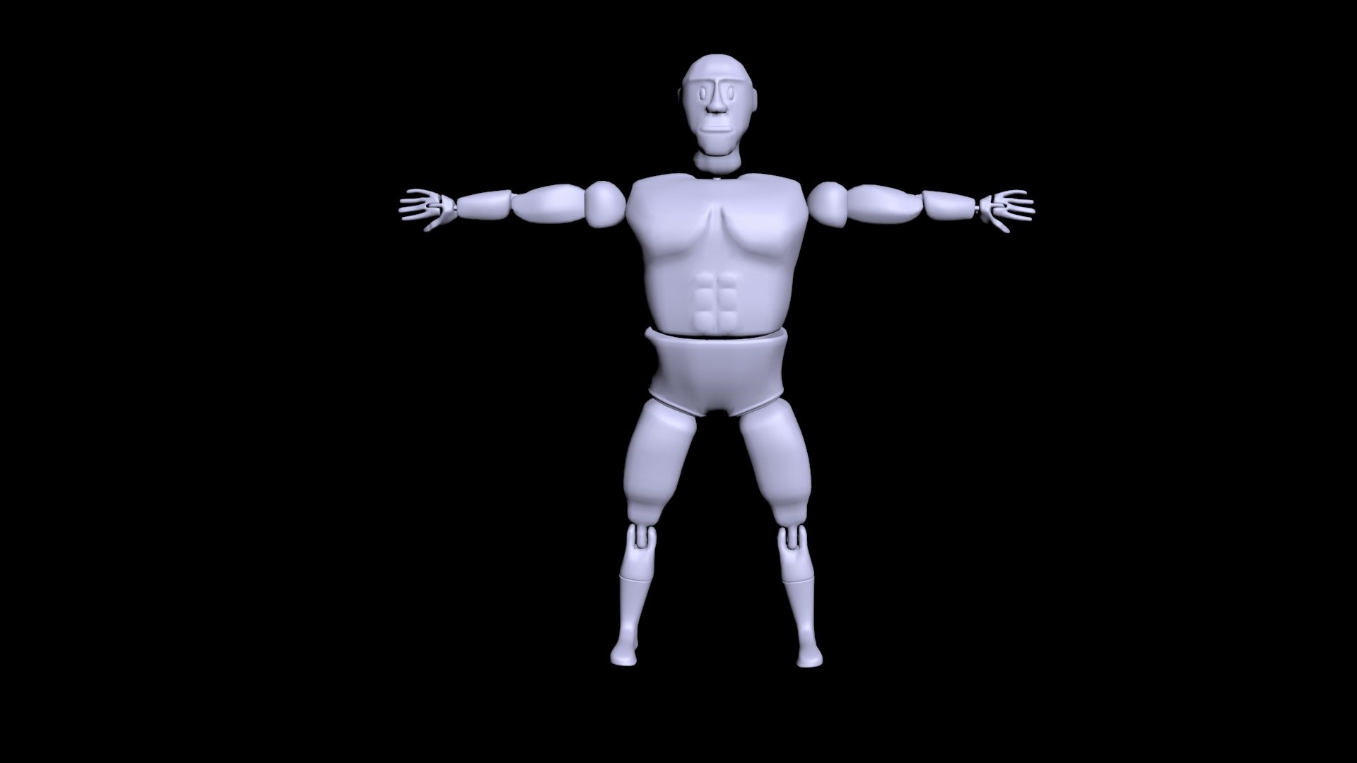 Free 3D Articulated Wrestler - TurboSquid 2238180