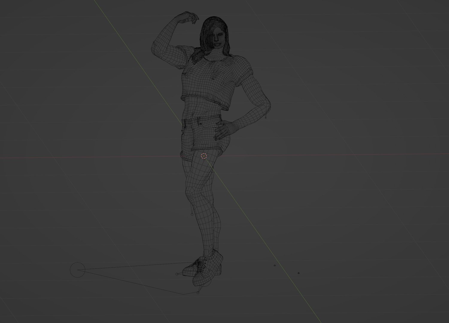 Strong Girl 3D Model - TurboSquid 1977099