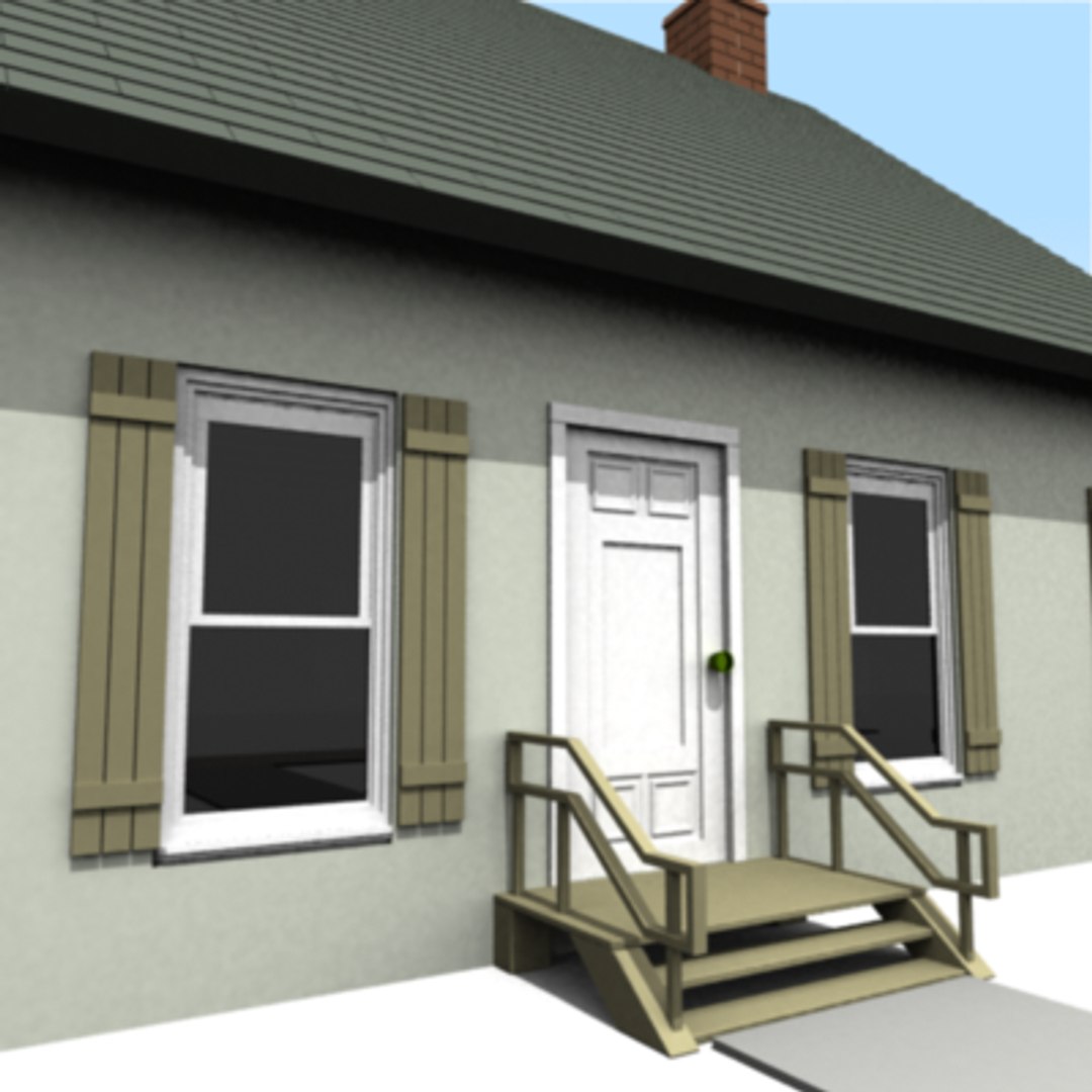 Home Sidewalk 3d Max