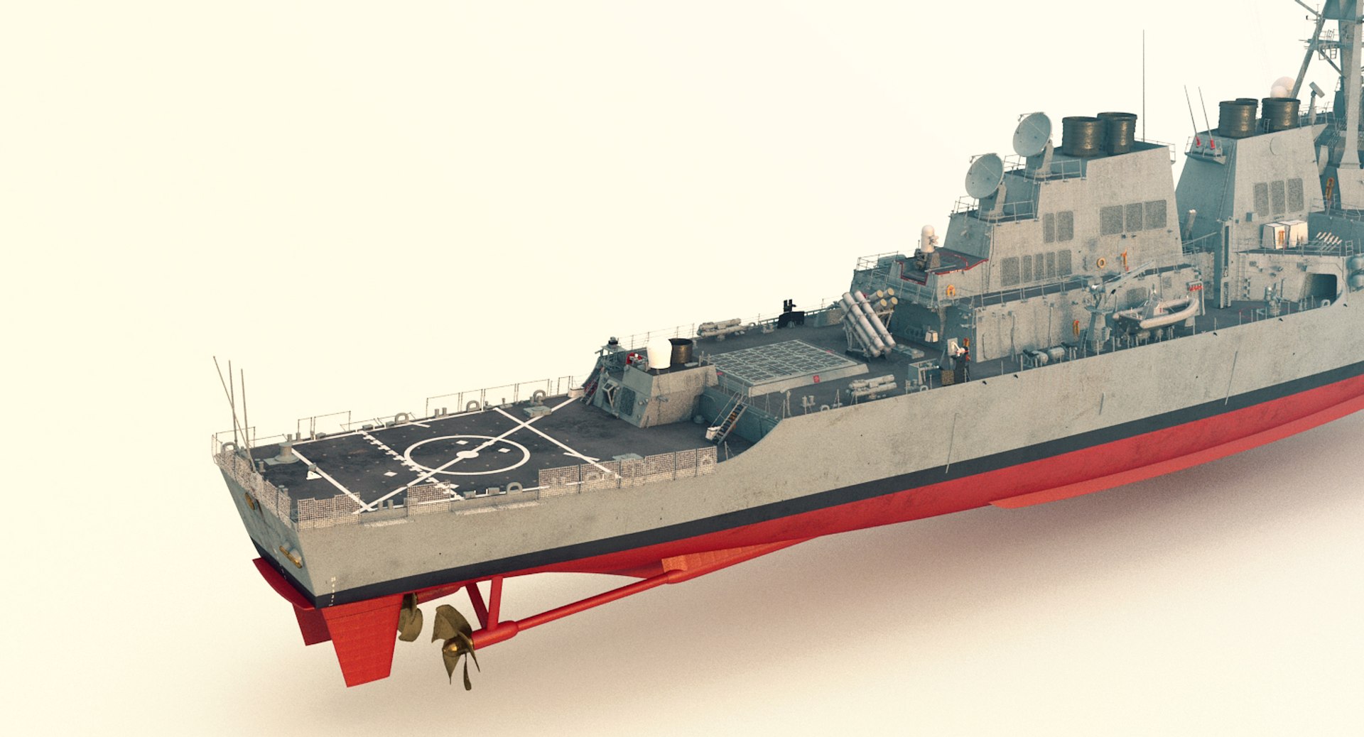 Uss Paul Hamilton Ddg 3D Model - TurboSquid 1424097