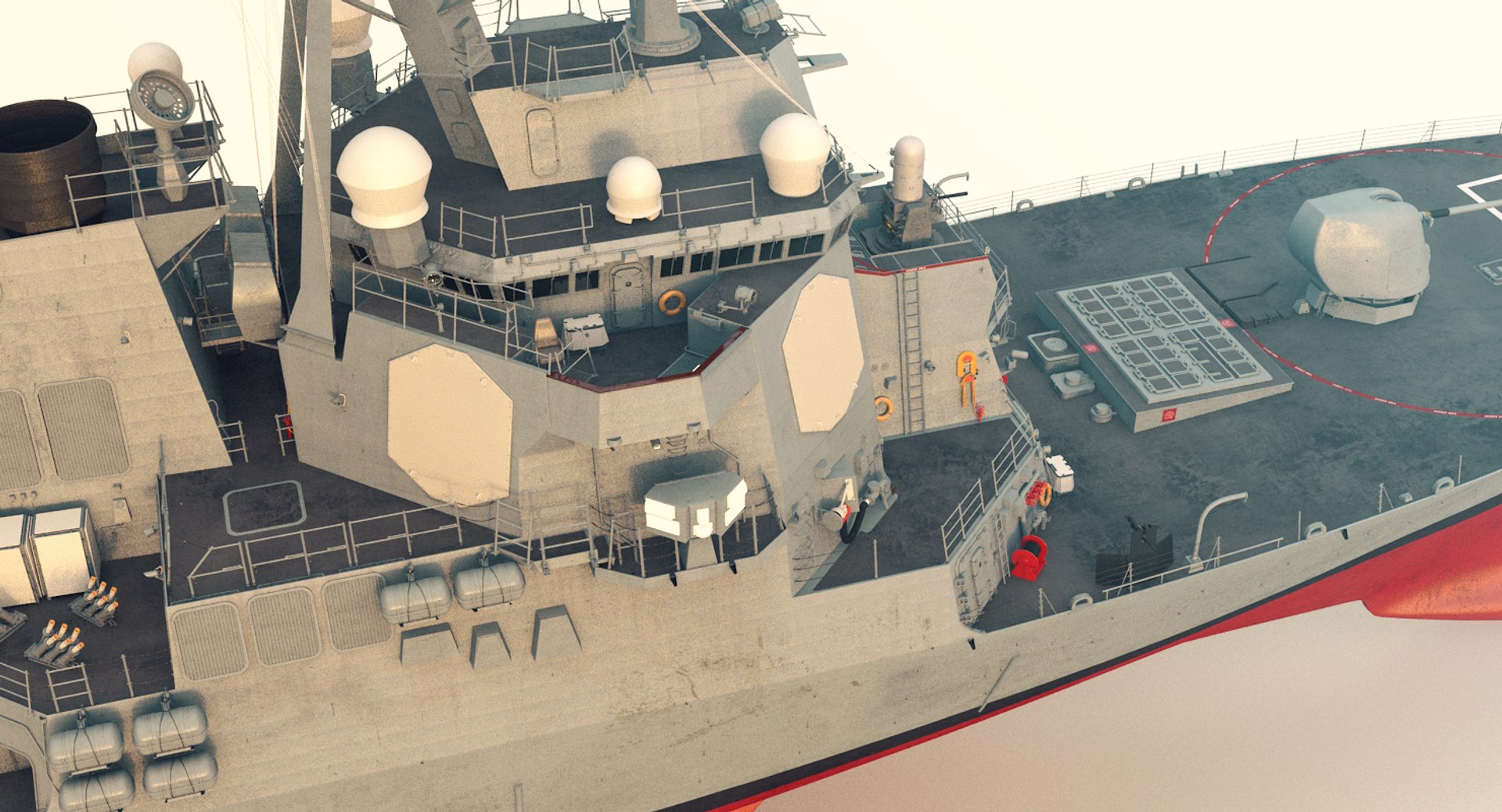 Uss Paul Hamilton Ddg 3D Model - TurboSquid 1424097