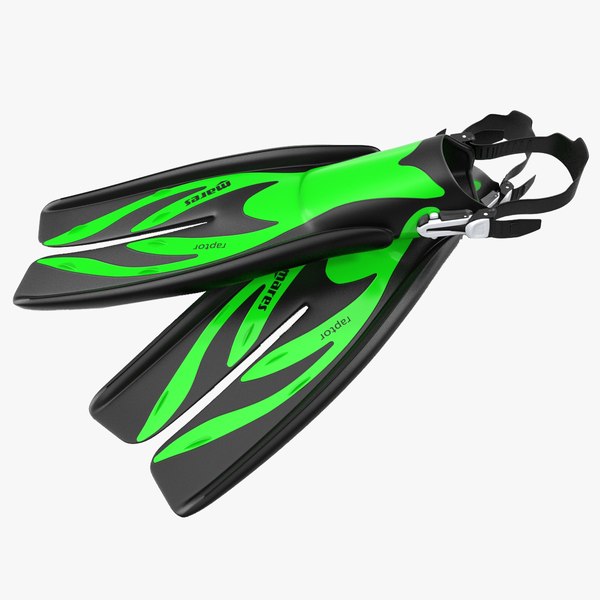 modelo 3d Swim Fins 3 Green Modelo 3D - TurboSquid 924990