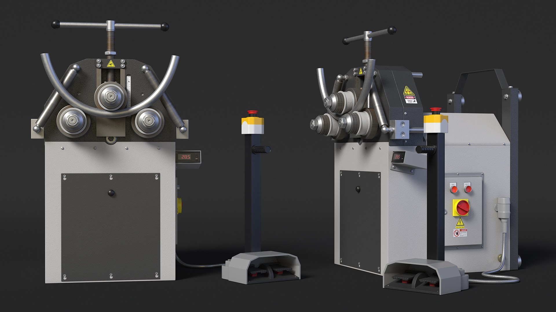 3D Tube Bending Machine - TurboSquid 2243498