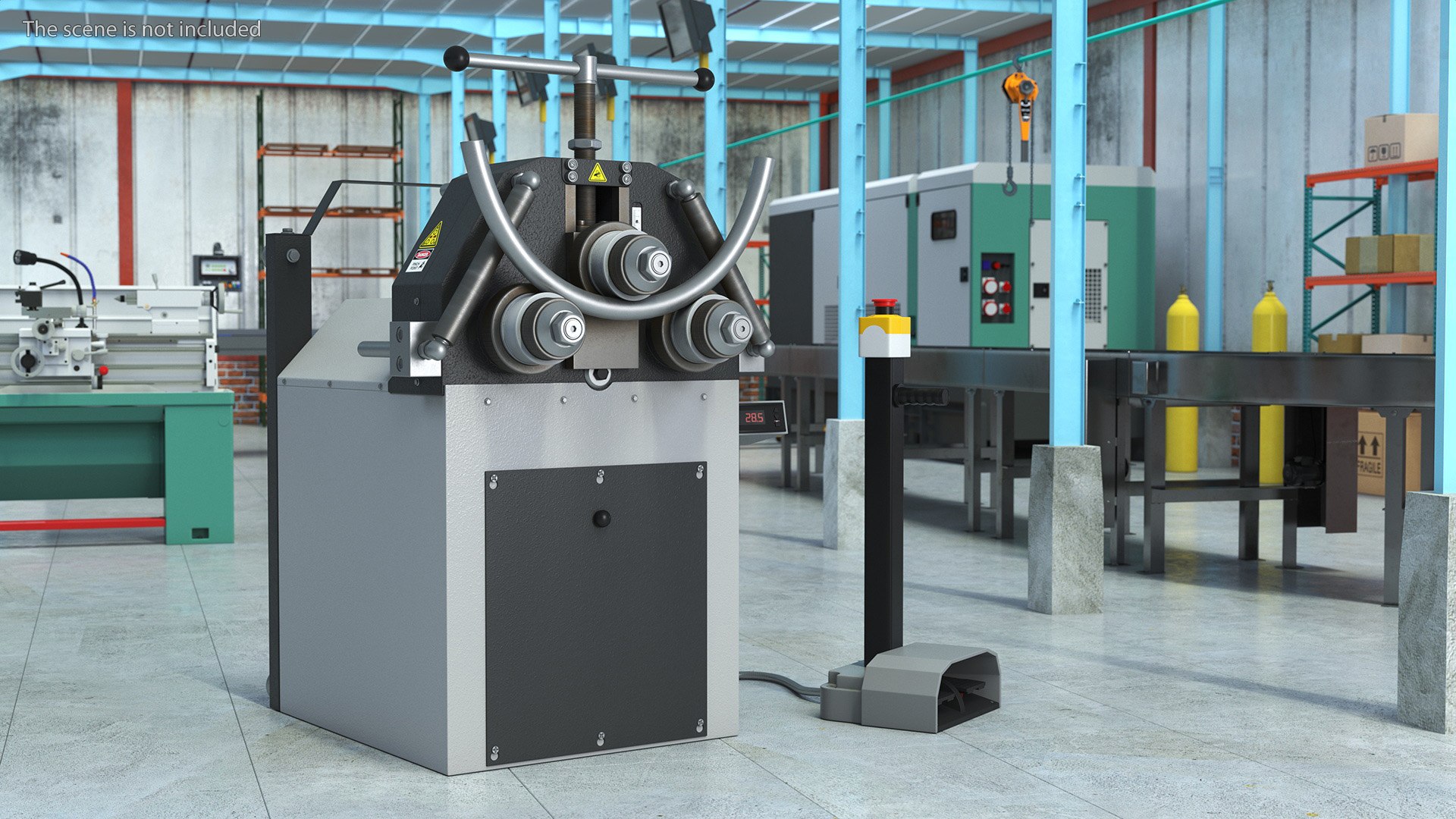 3D Tube Bending Machine - TurboSquid 2243498