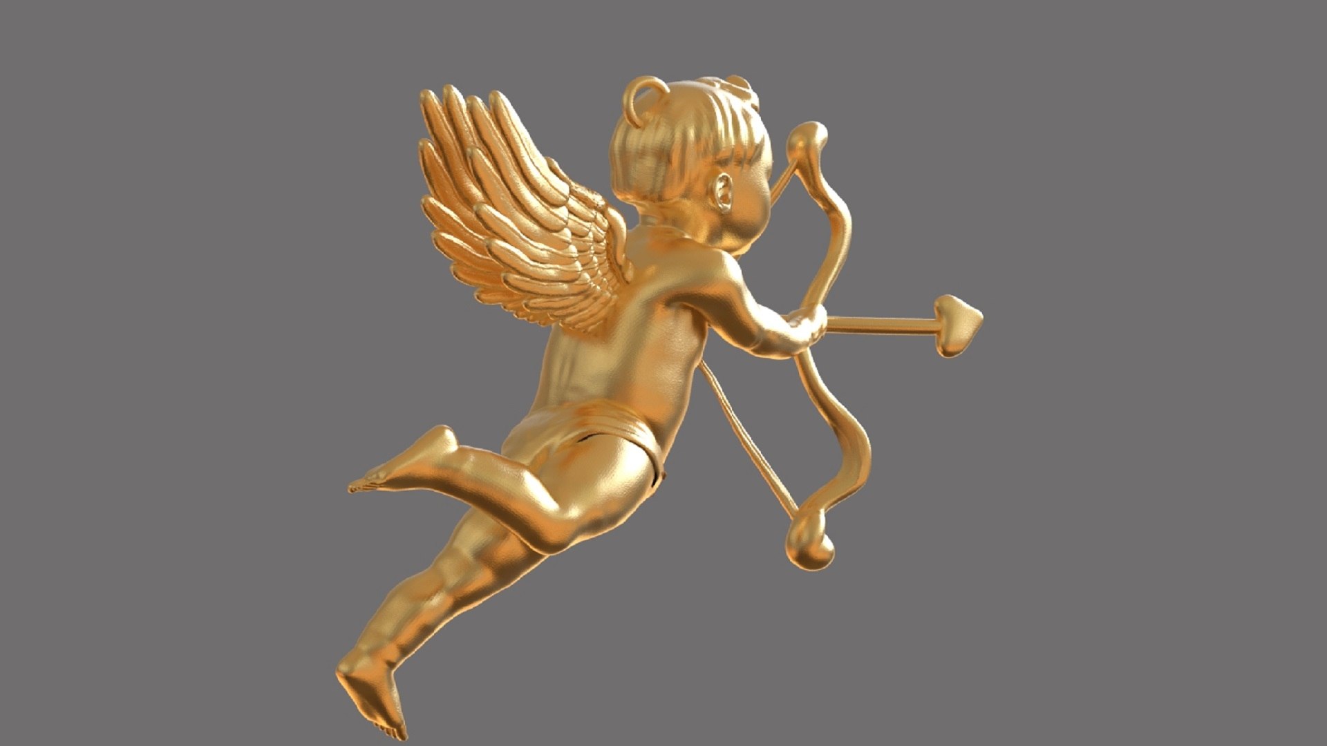 3D Model Cupid Pendant - TurboSquid 2021609