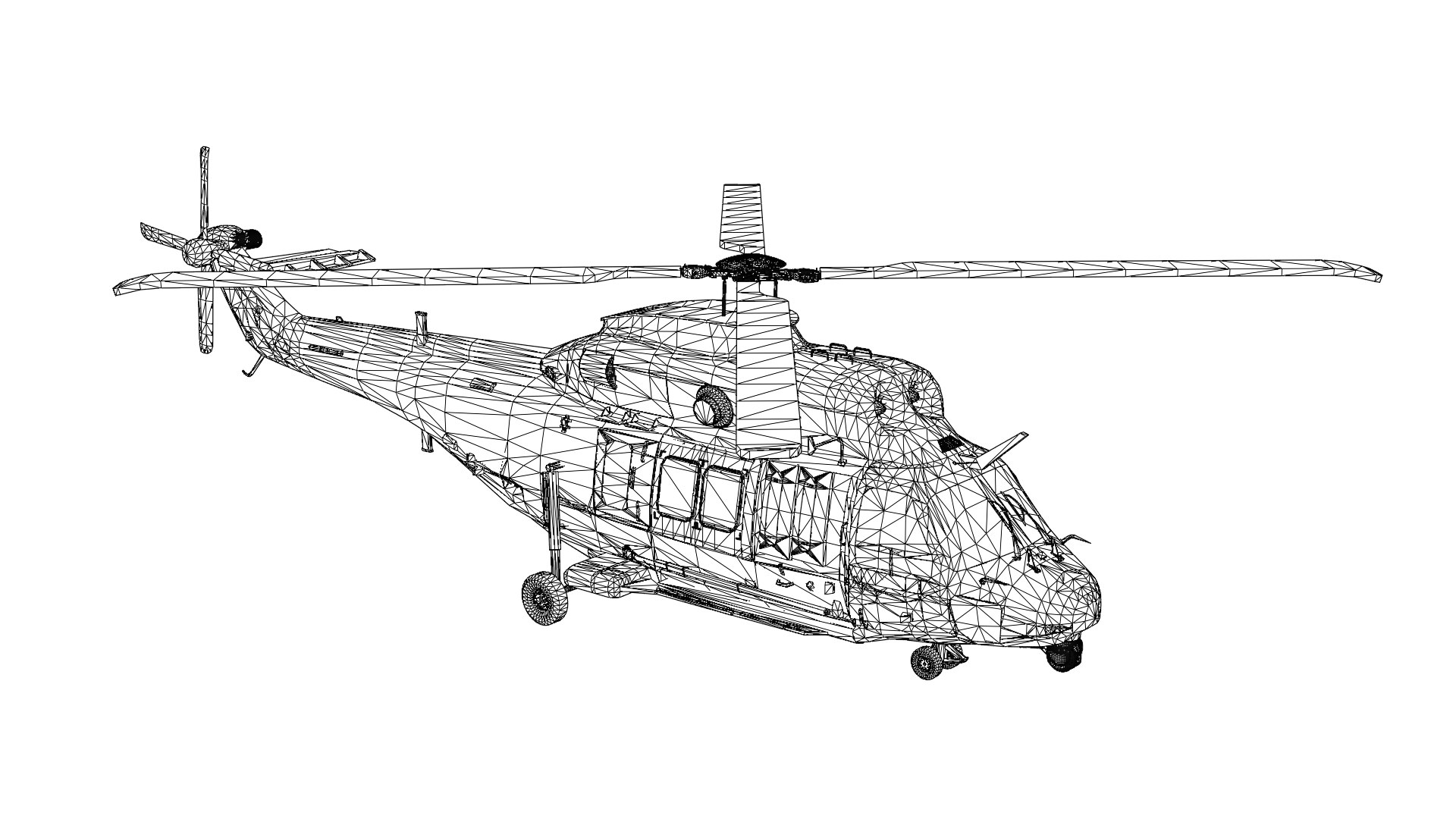 3D Police Helicopter - TurboSquid 2247292