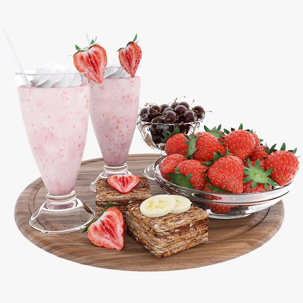 3D Milkshake Models | TurboSquid