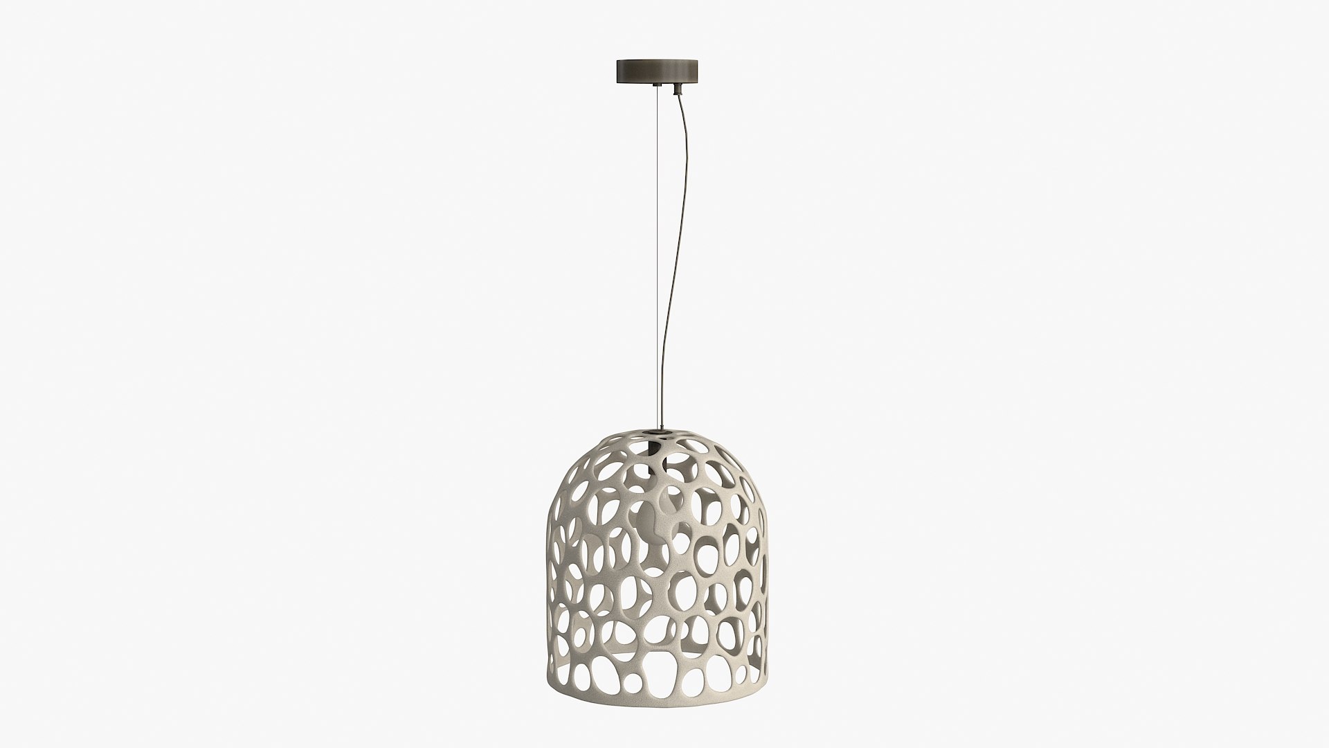 3D Aparri White Rough Cast Pendant Light - TurboSquid 2377266