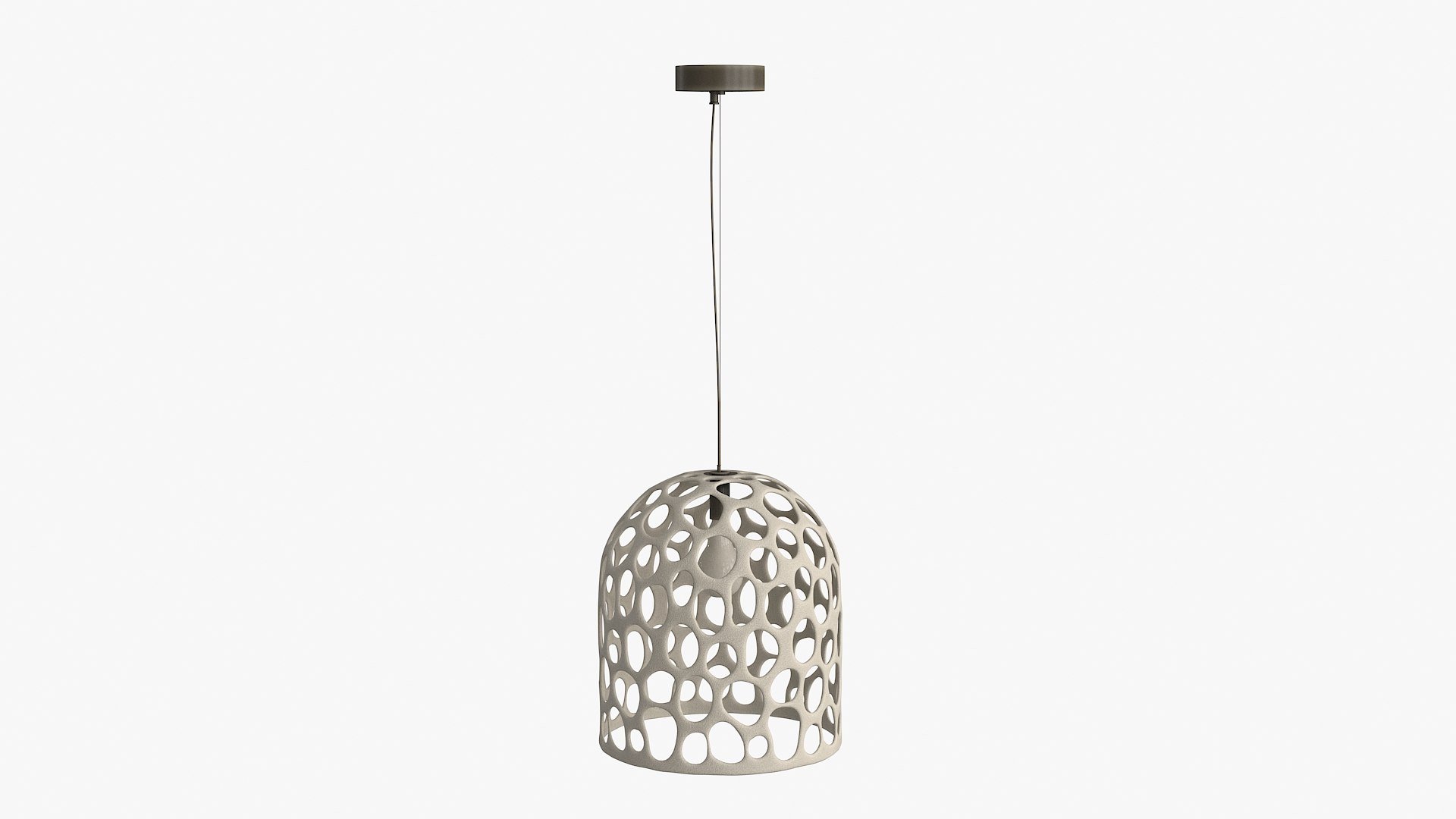 3D Aparri White Rough Cast Pendant Light - TurboSquid 2377266