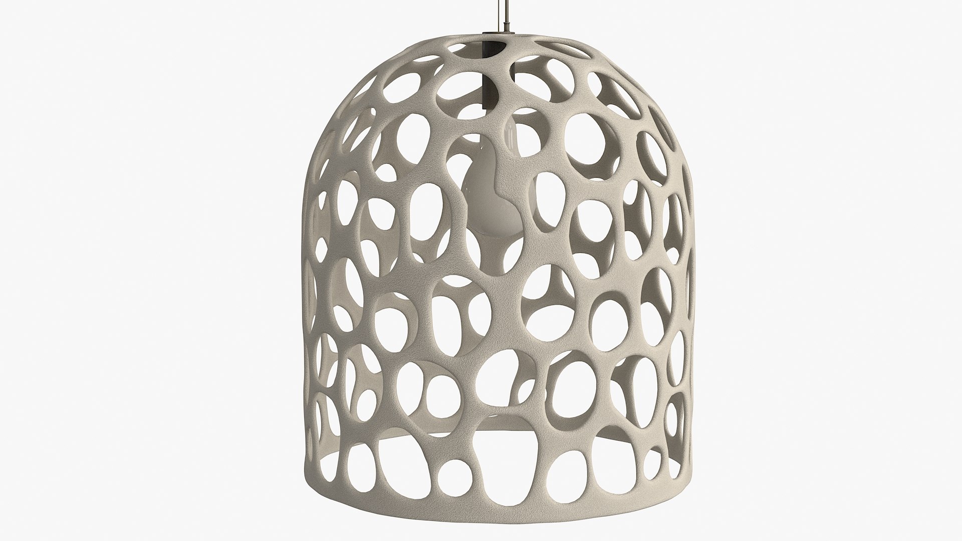 3D Aparri White Rough Cast Pendant Light - TurboSquid 2377266