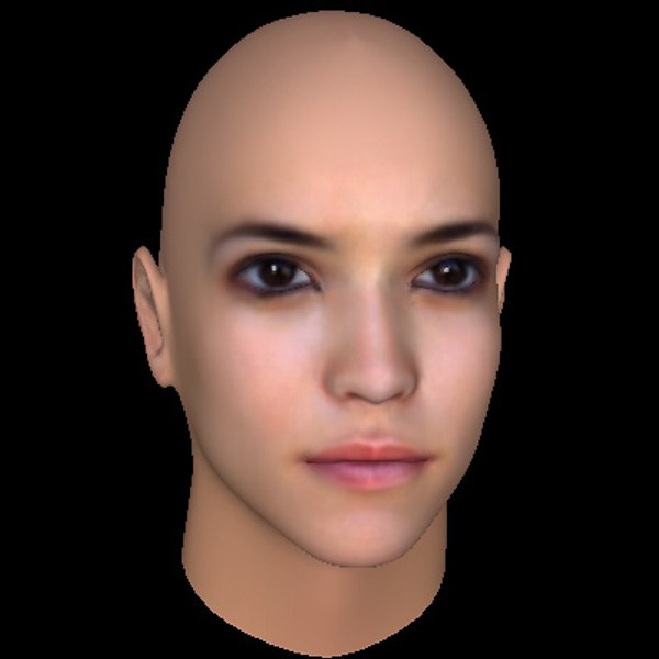 female head obj