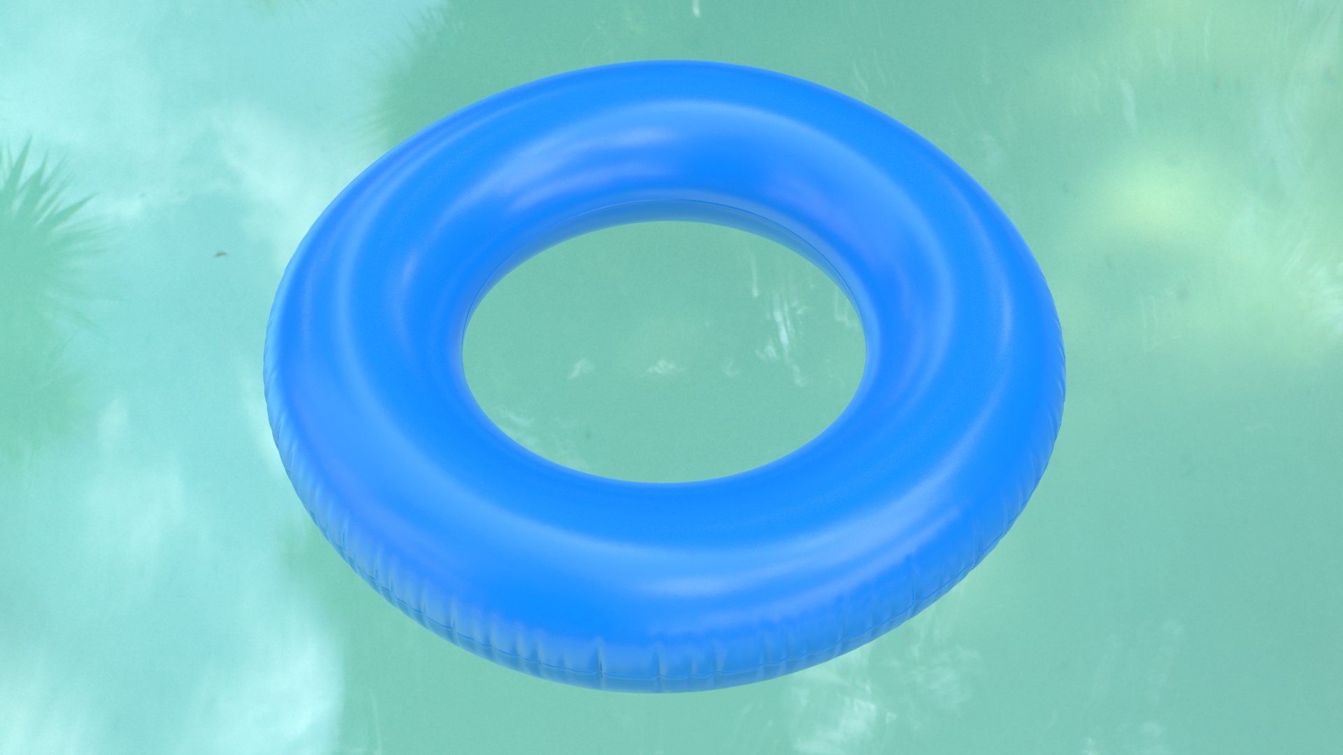 Blue Inflatable Ring 3D - TurboSquid 1761393