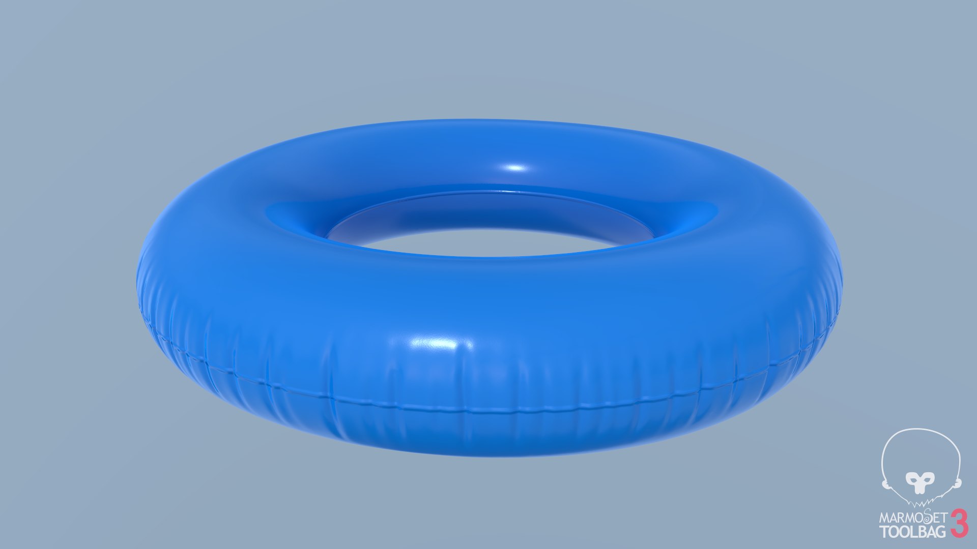 Blue Inflatable Ring 3D - TurboSquid 1761393