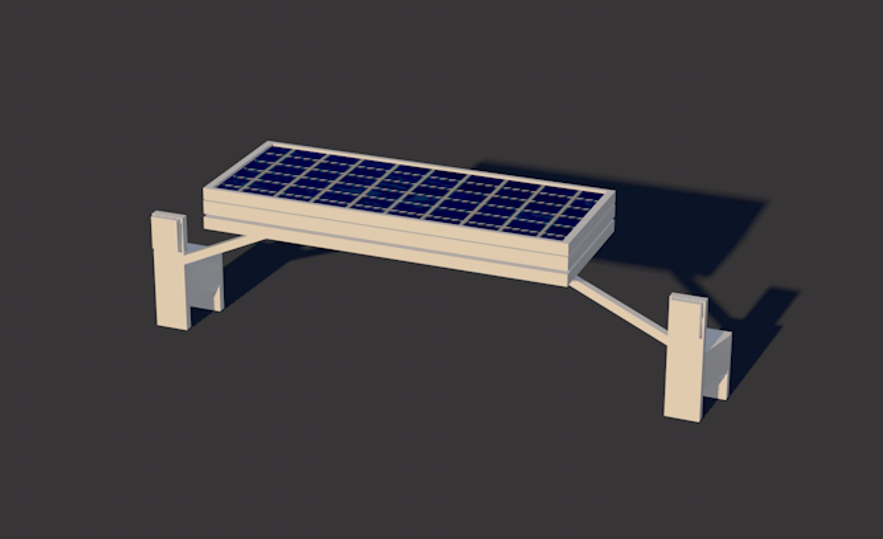 Solar Panel 3d Model