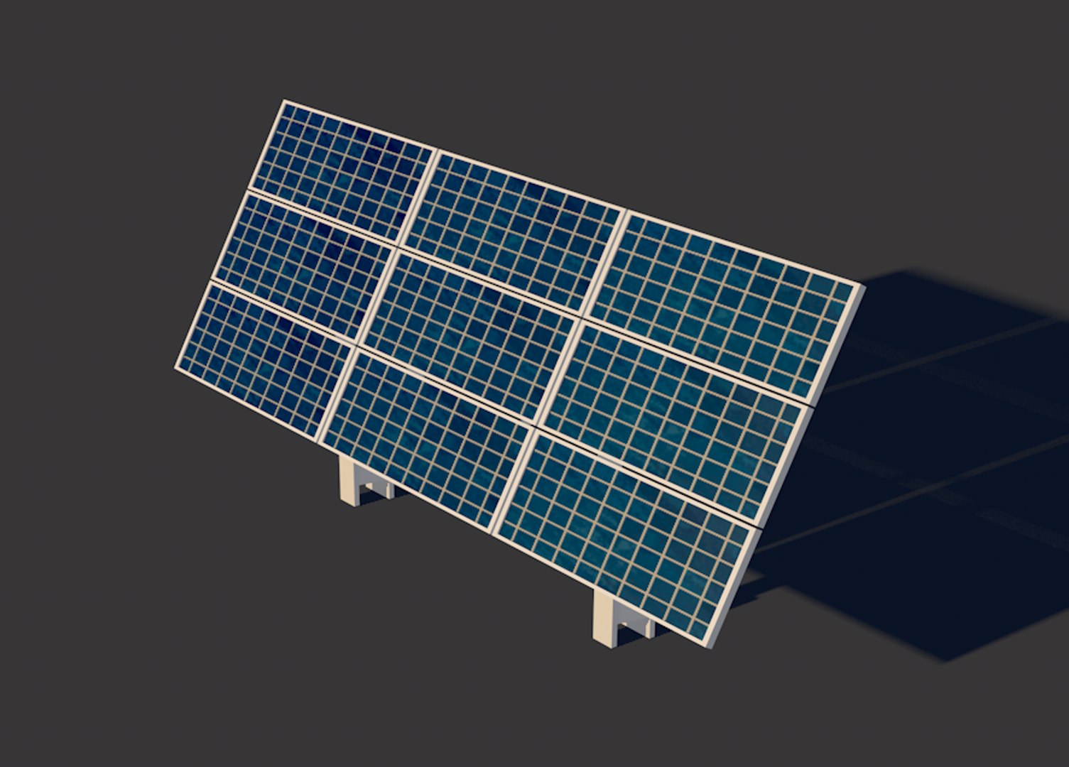 Solar Panel 3d Model