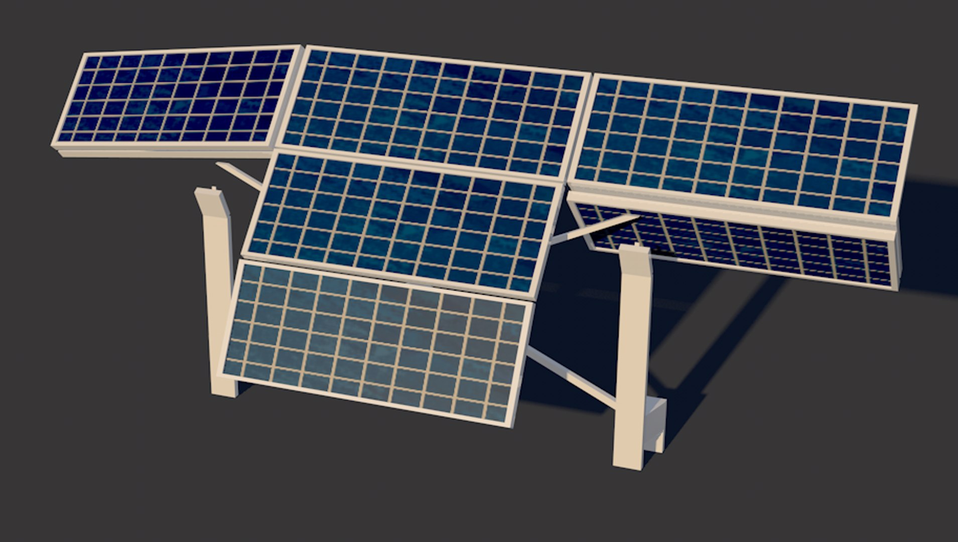 Solar Panel 3d Model