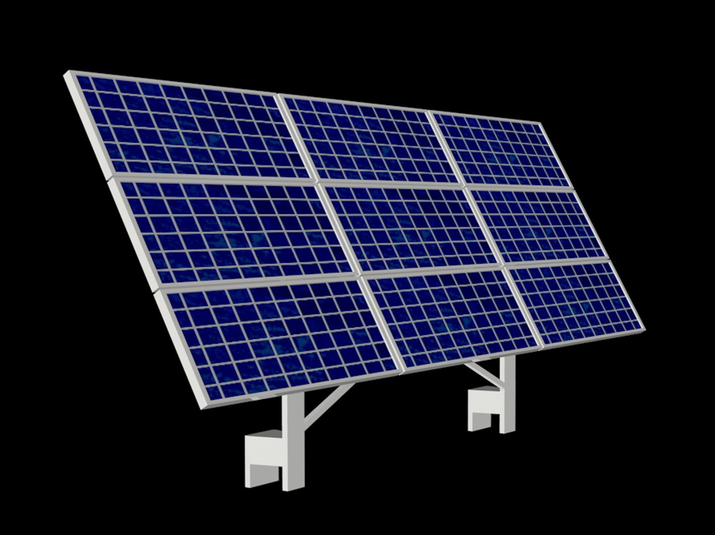Solar Panel 3d Model