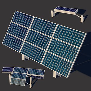 Animated 3D Solar-Panel Models | TurboSquid
