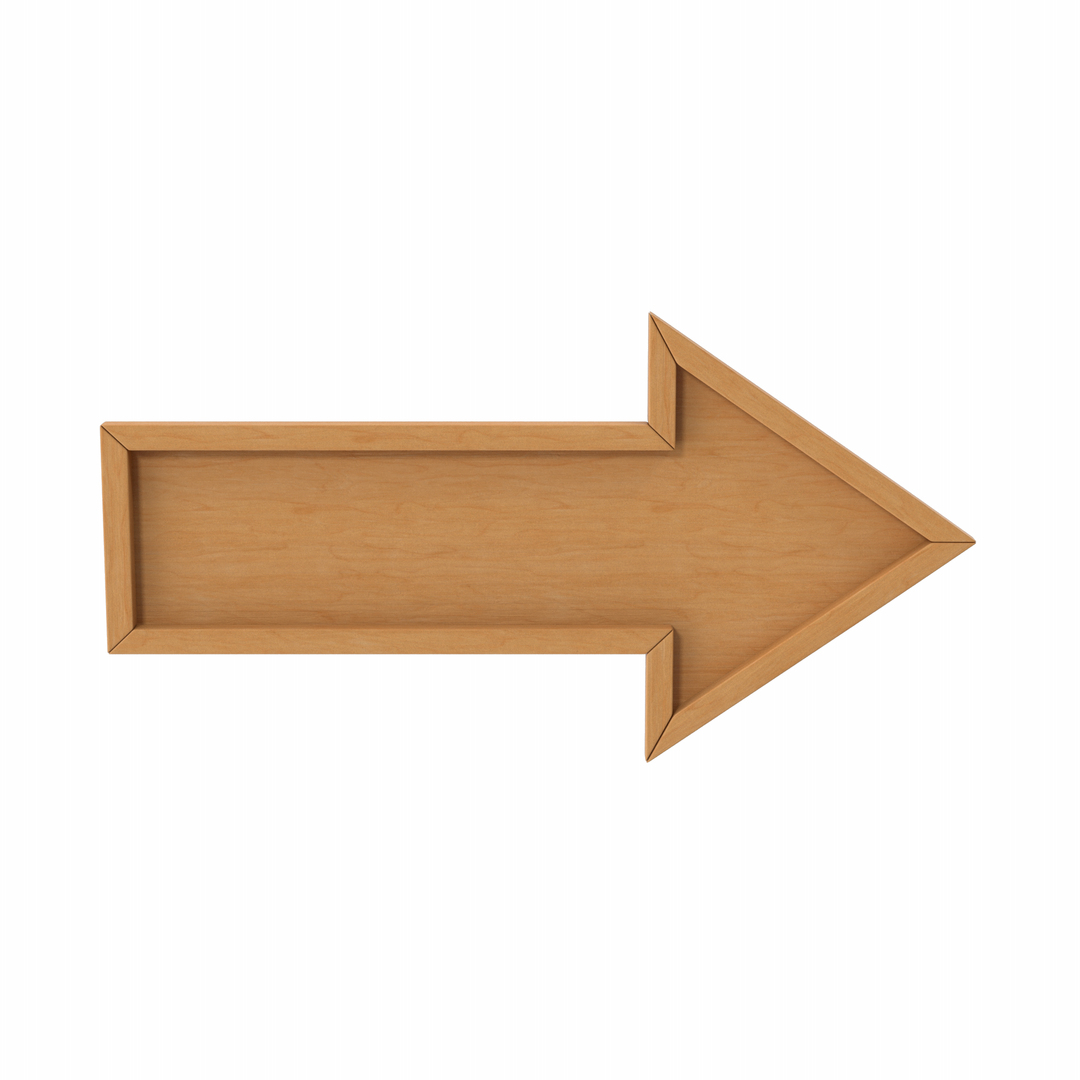 Wood Arrow Sign Board
