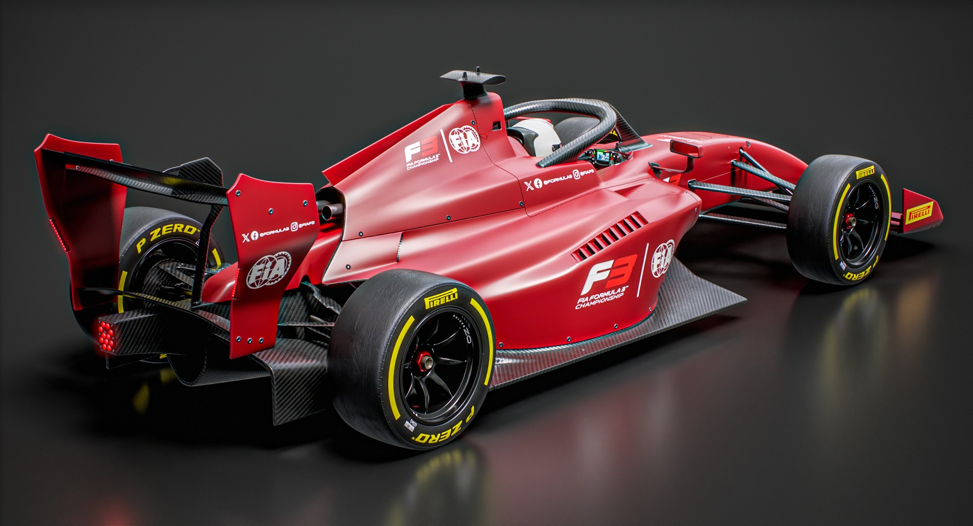 3D Dallara F3 2025 Formula 3 Race Car - TurboSquid 2283405