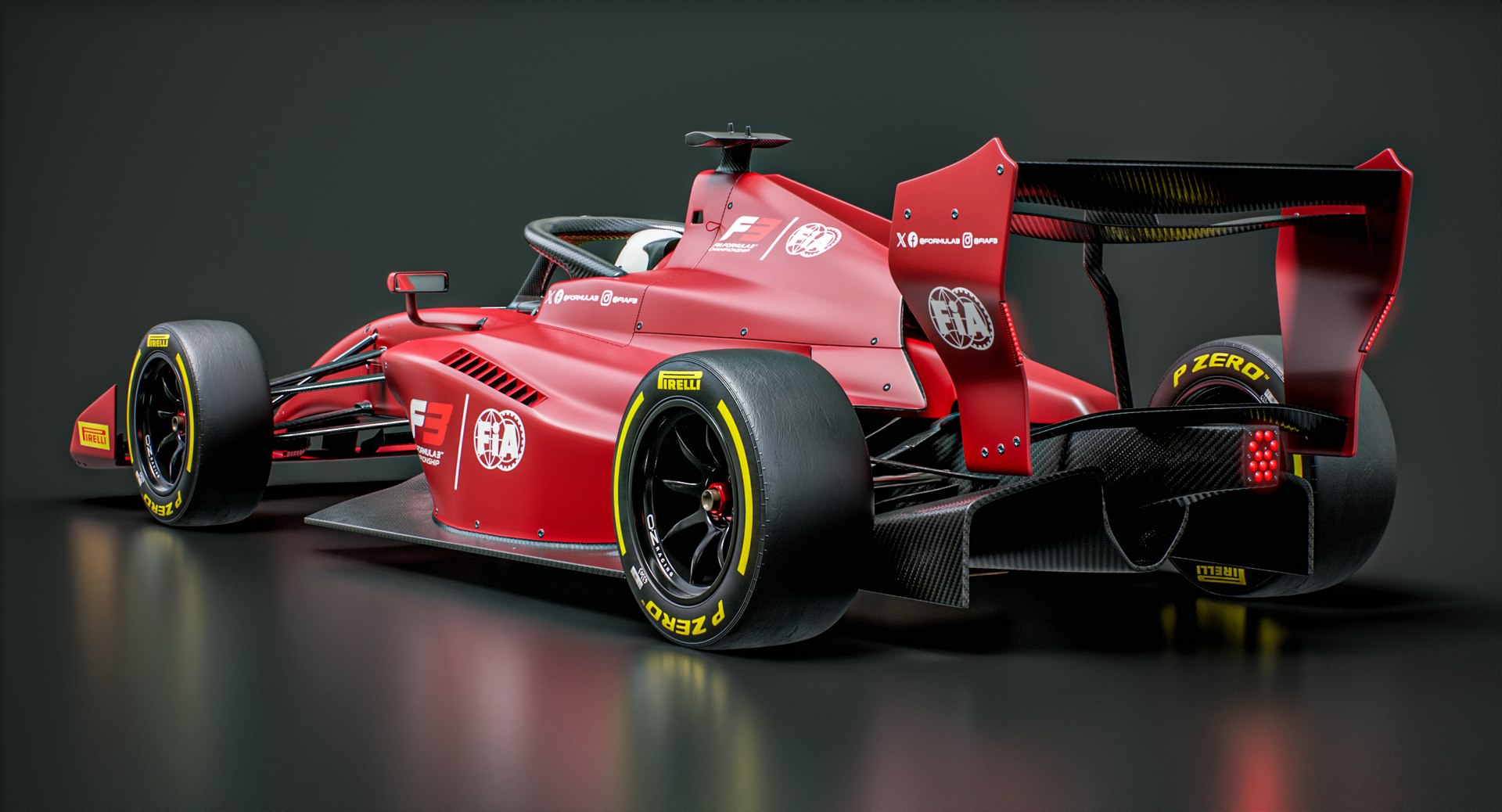 3D Dallara F3 2025 Formula 3 Race Car - TurboSquid 2283405