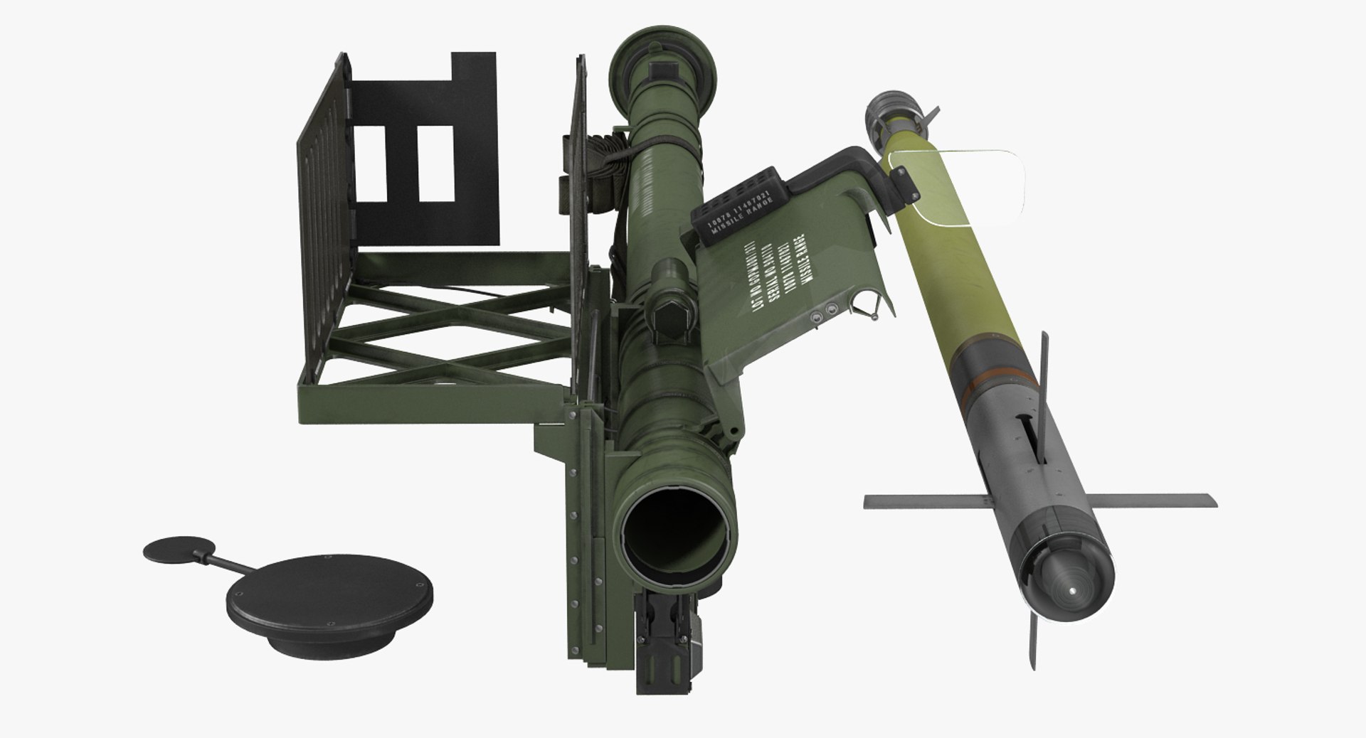 3d model fim-92 stinger set