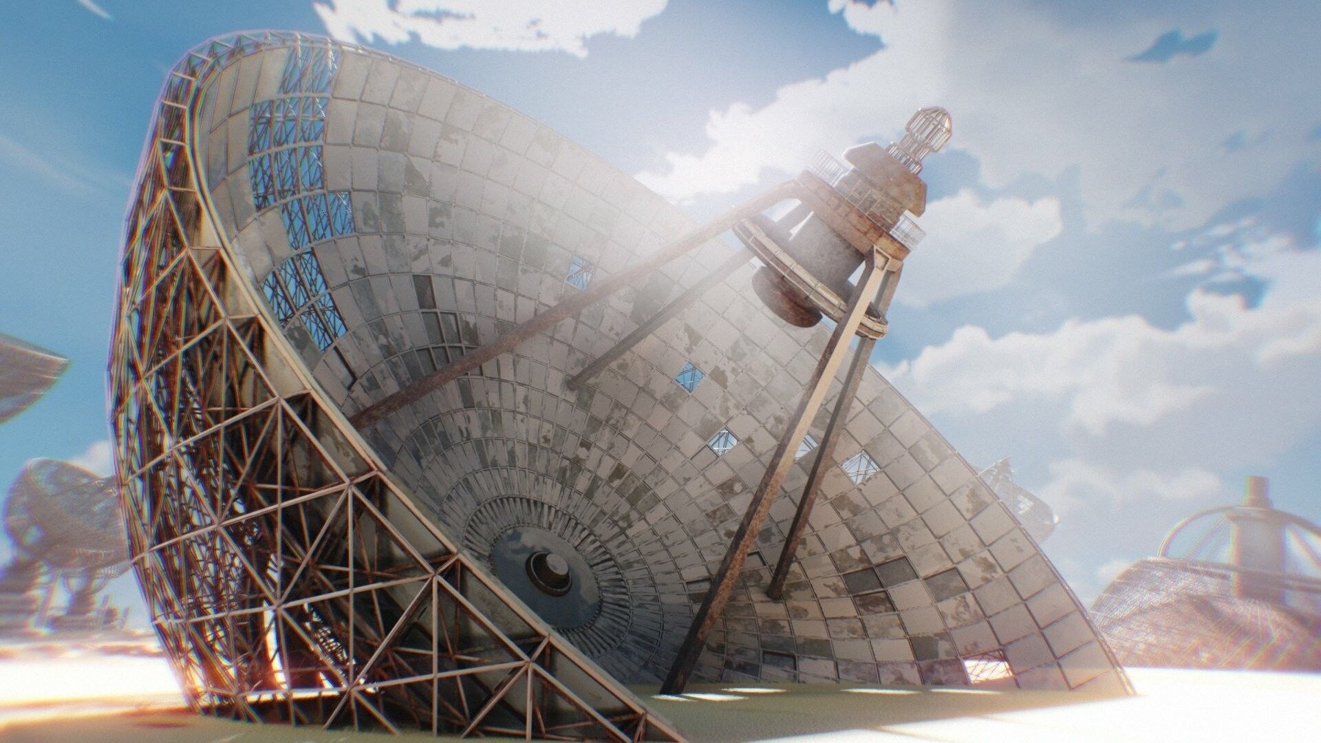 3D Satellite Dish Model - TurboSquid 2288571