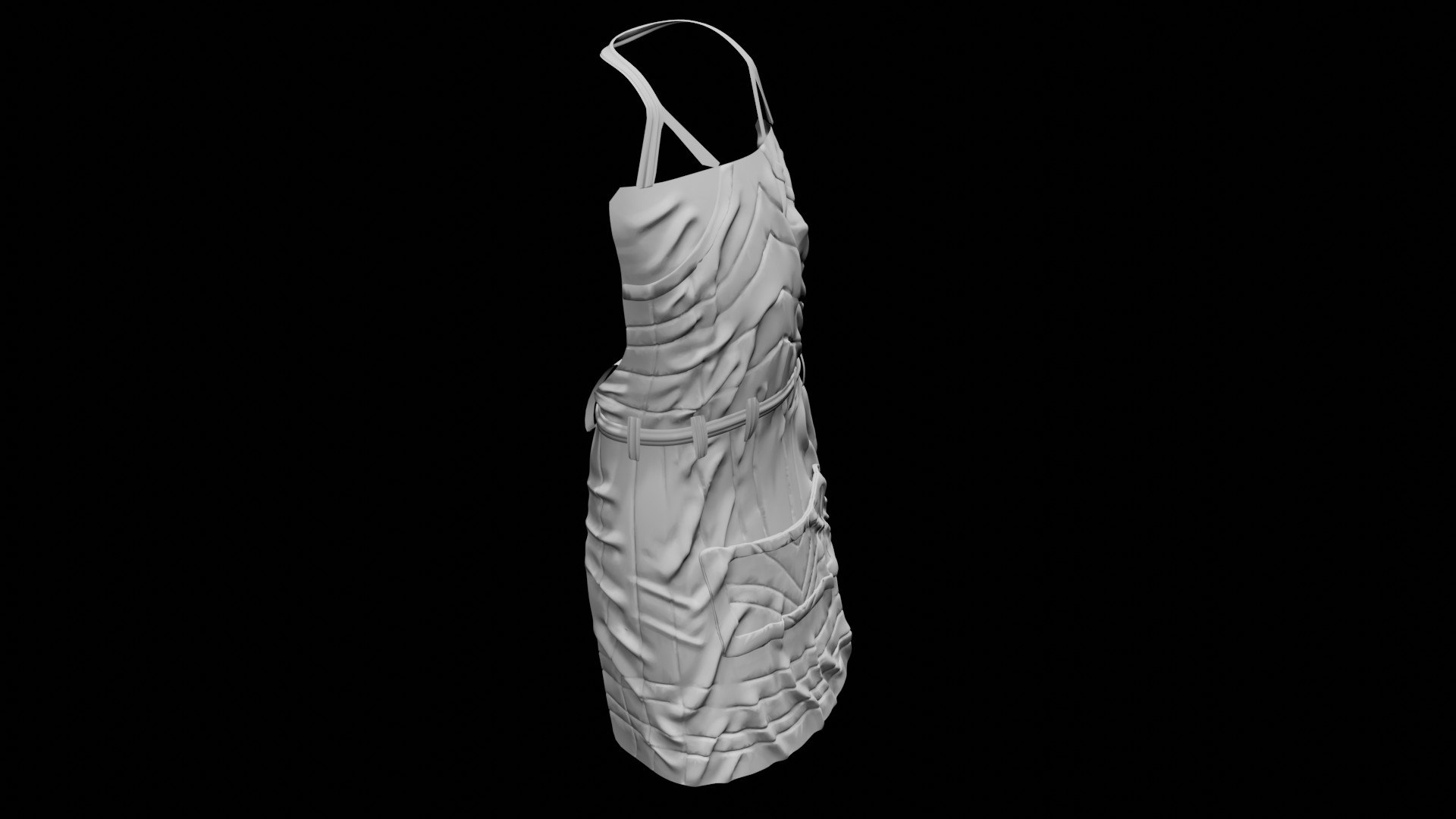 Apron 3D Model - TurboSquid 1842659