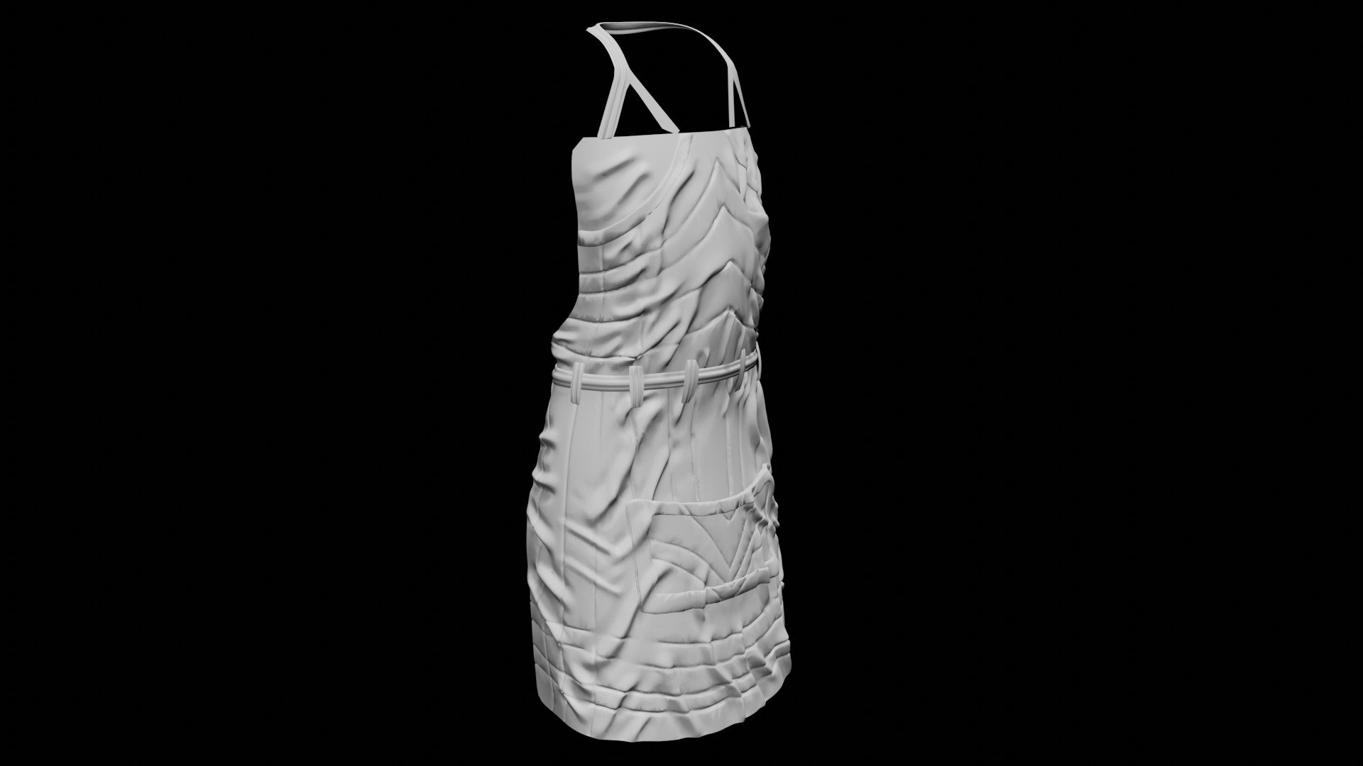 Apron 3D Model - TurboSquid 1842659