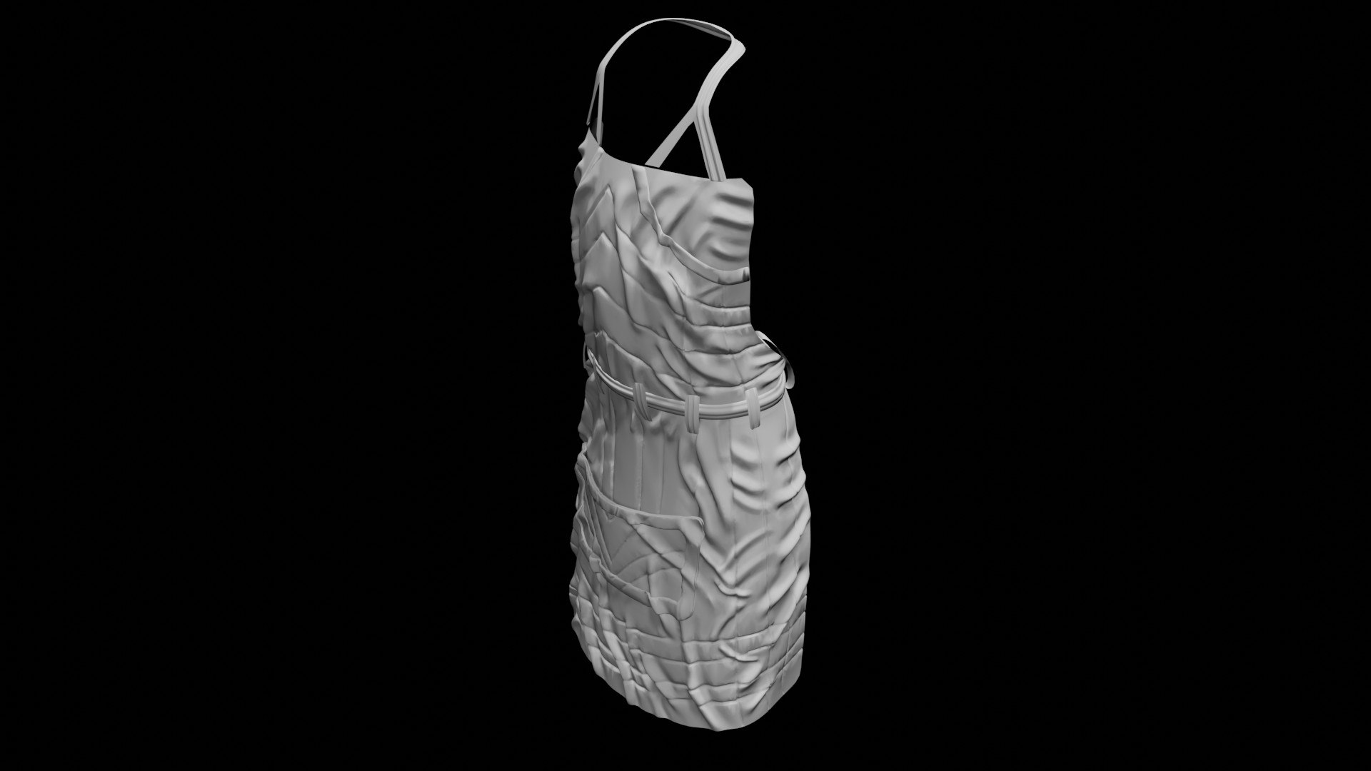 Apron 3D Model - TurboSquid 1842659