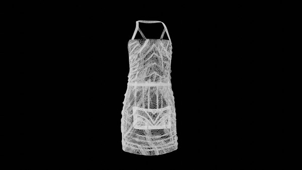 Apron 3D model - TurboSquid 1842659