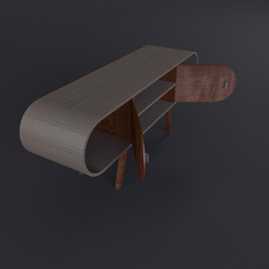 3D tv table - TurboSquid 1165254