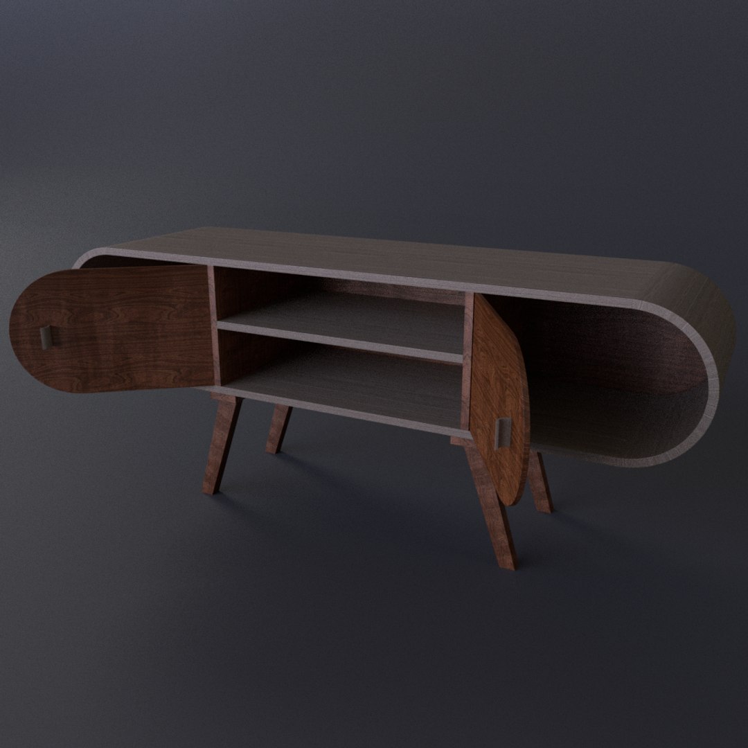 3D tv table - TurboSquid 1165254