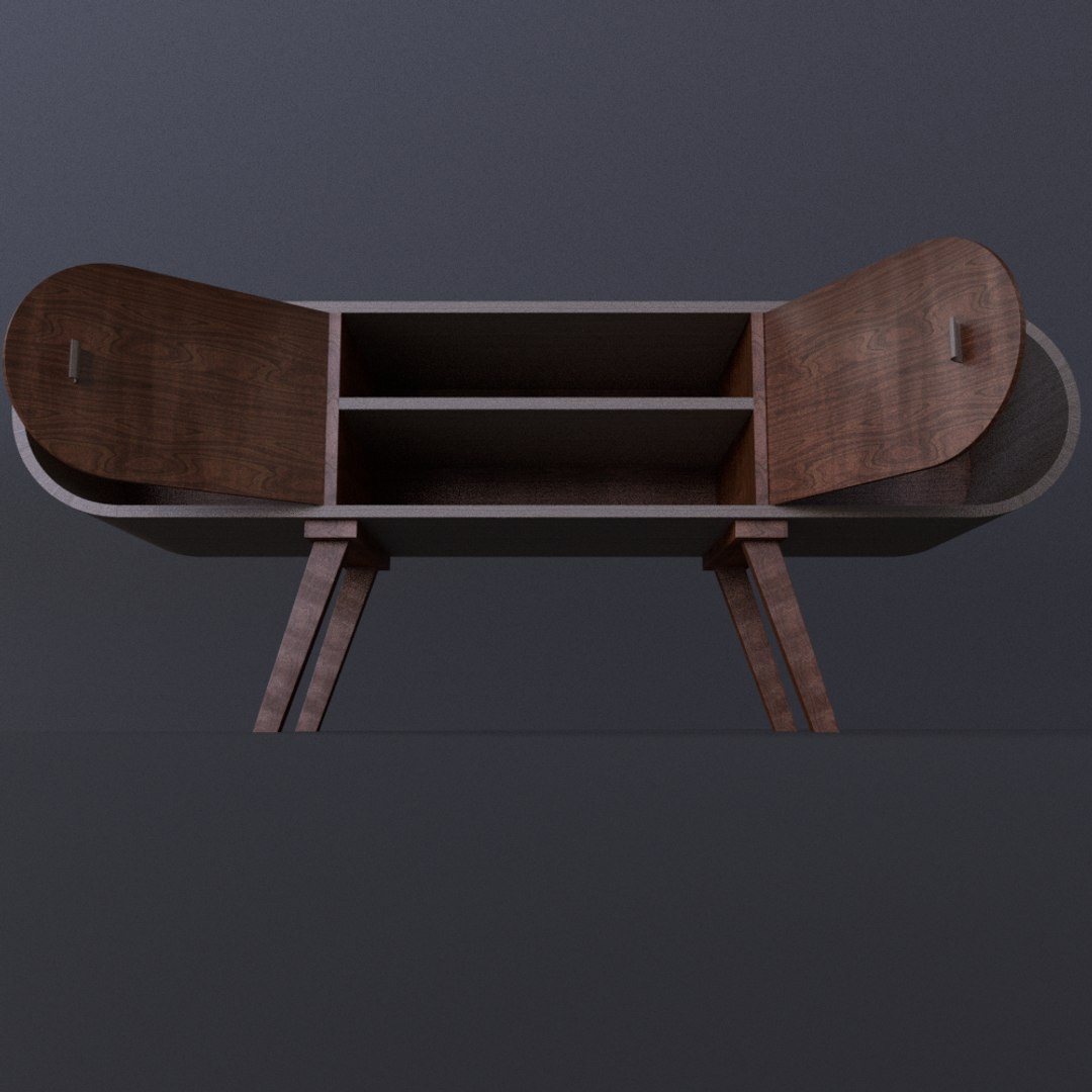 3D tv table - TurboSquid 1165254