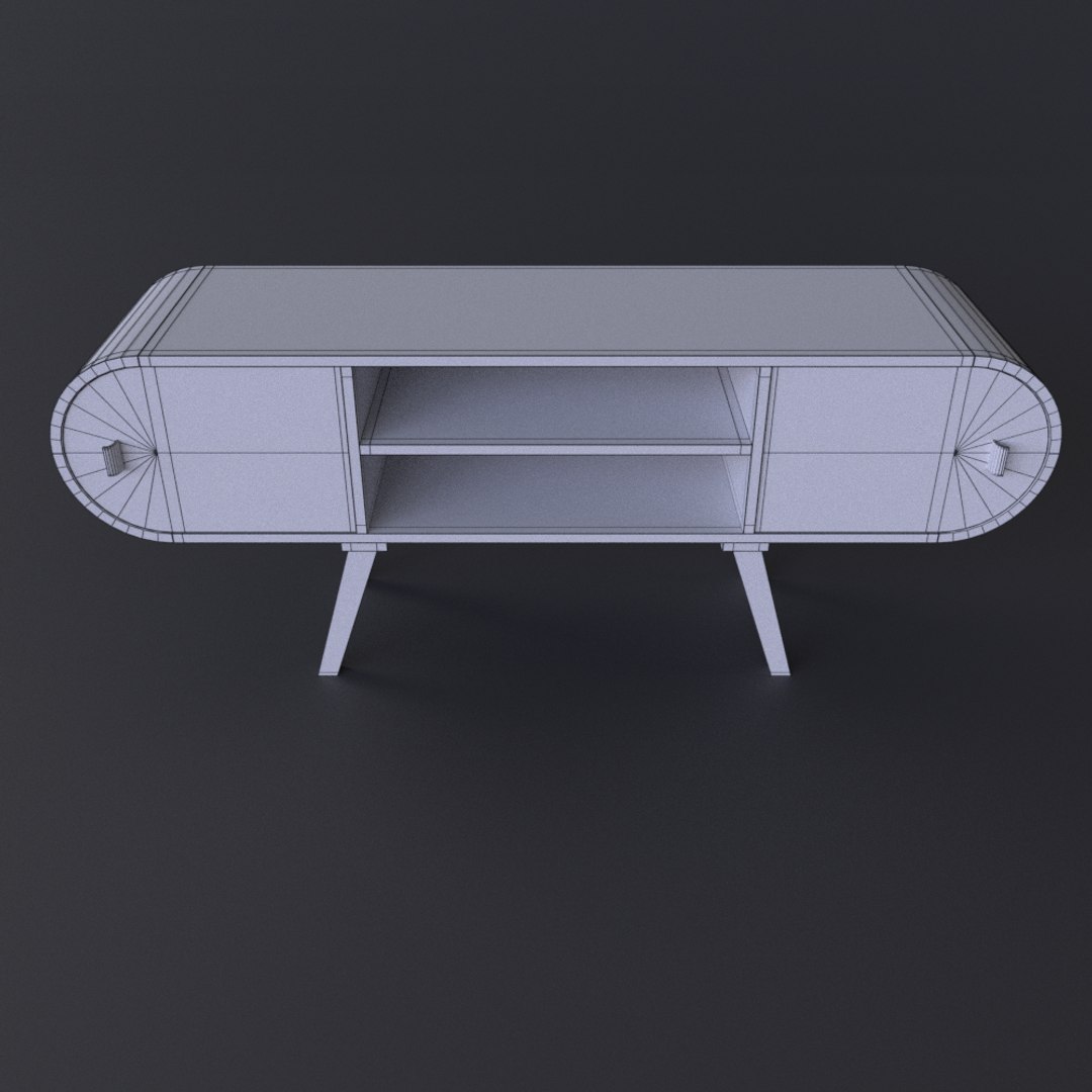 3D tv table - TurboSquid 1165254