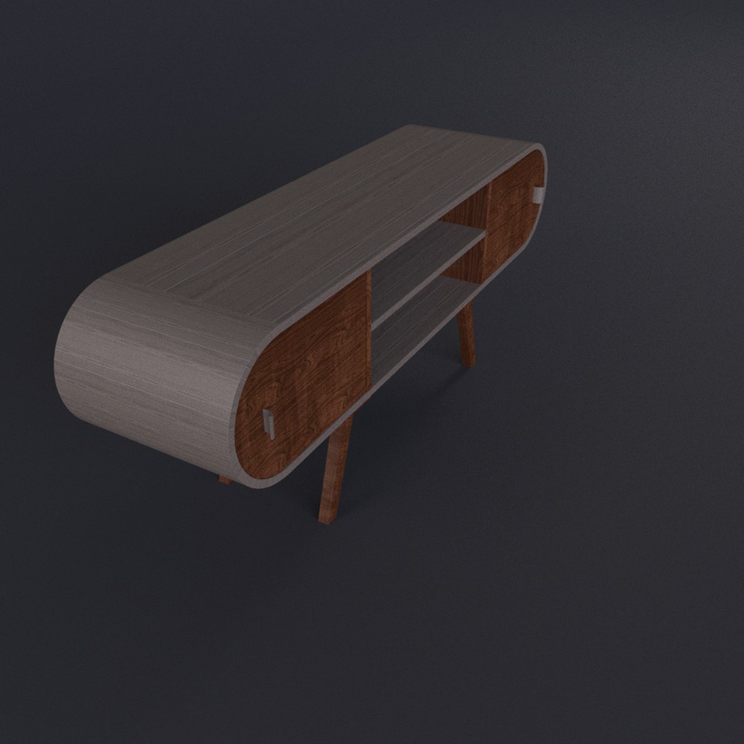 3D tv table - TurboSquid 1165254