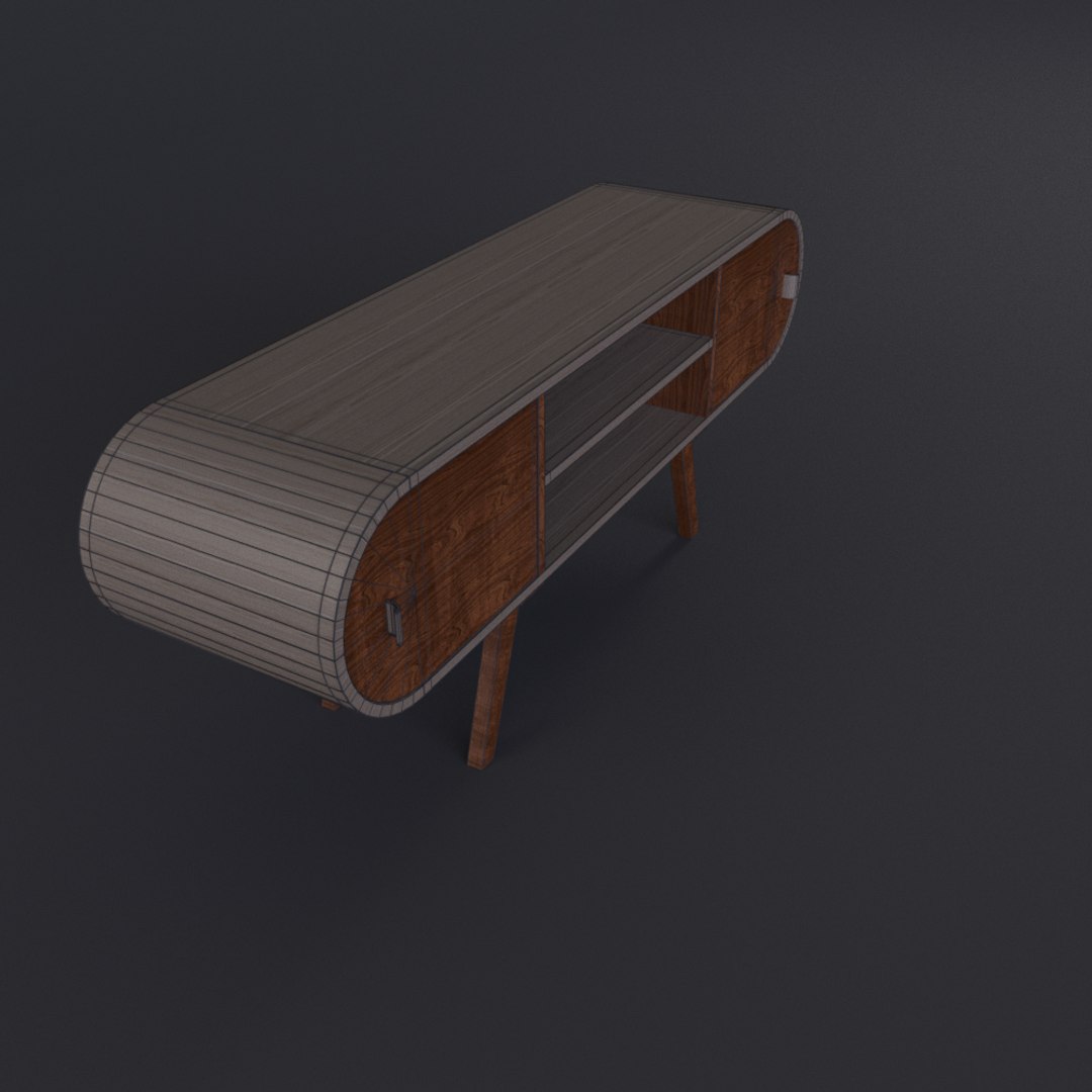 3D tv table - TurboSquid 1165254