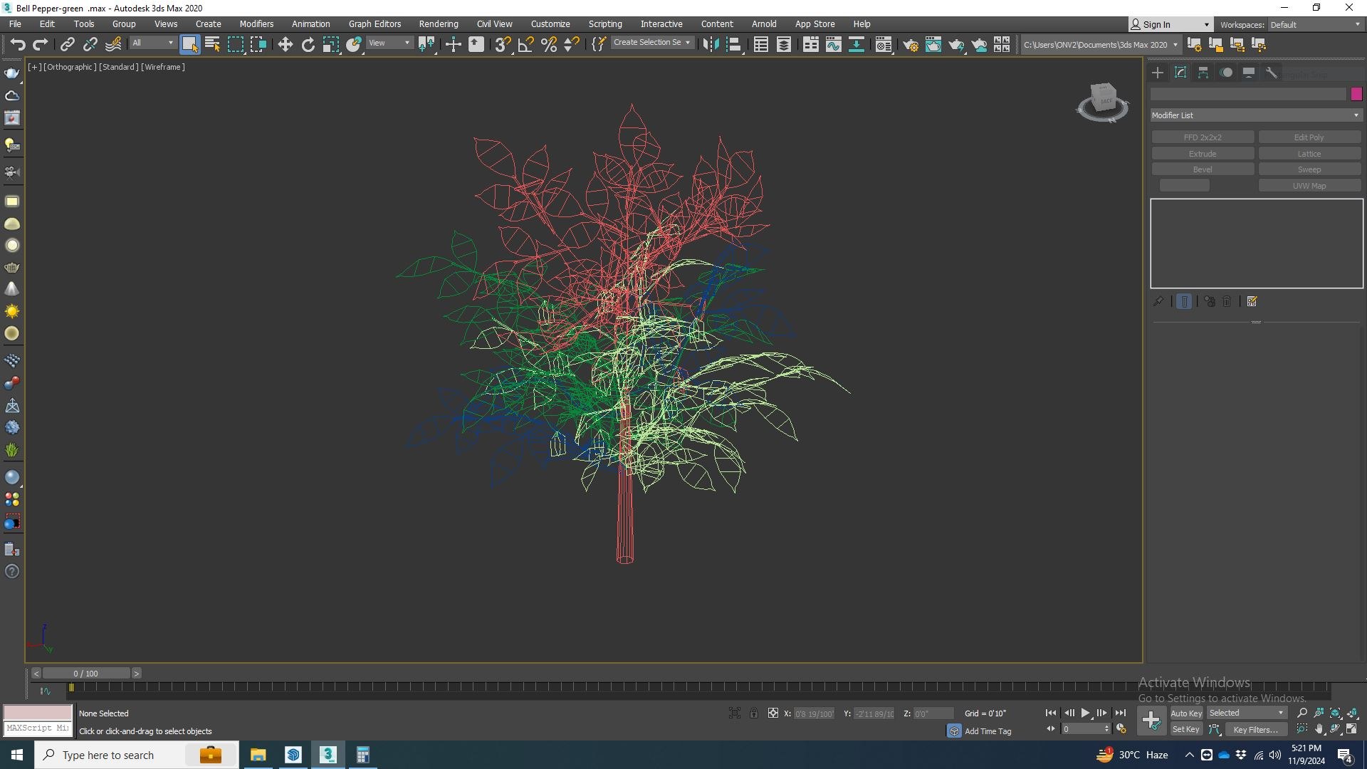 3D Bell Pepper-green - TurboSquid 2309020
