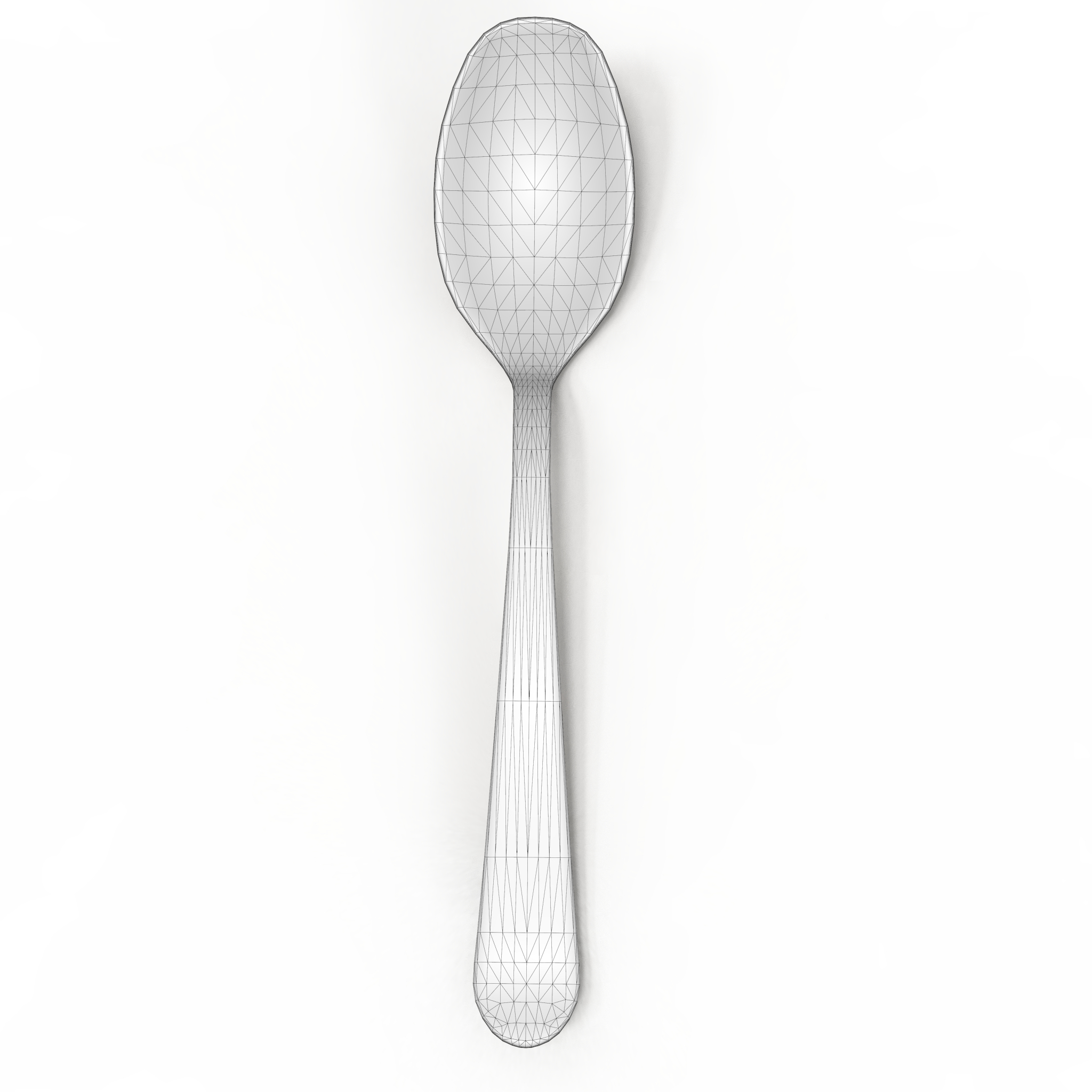 3D spoon metal - TurboSquid 1359905
