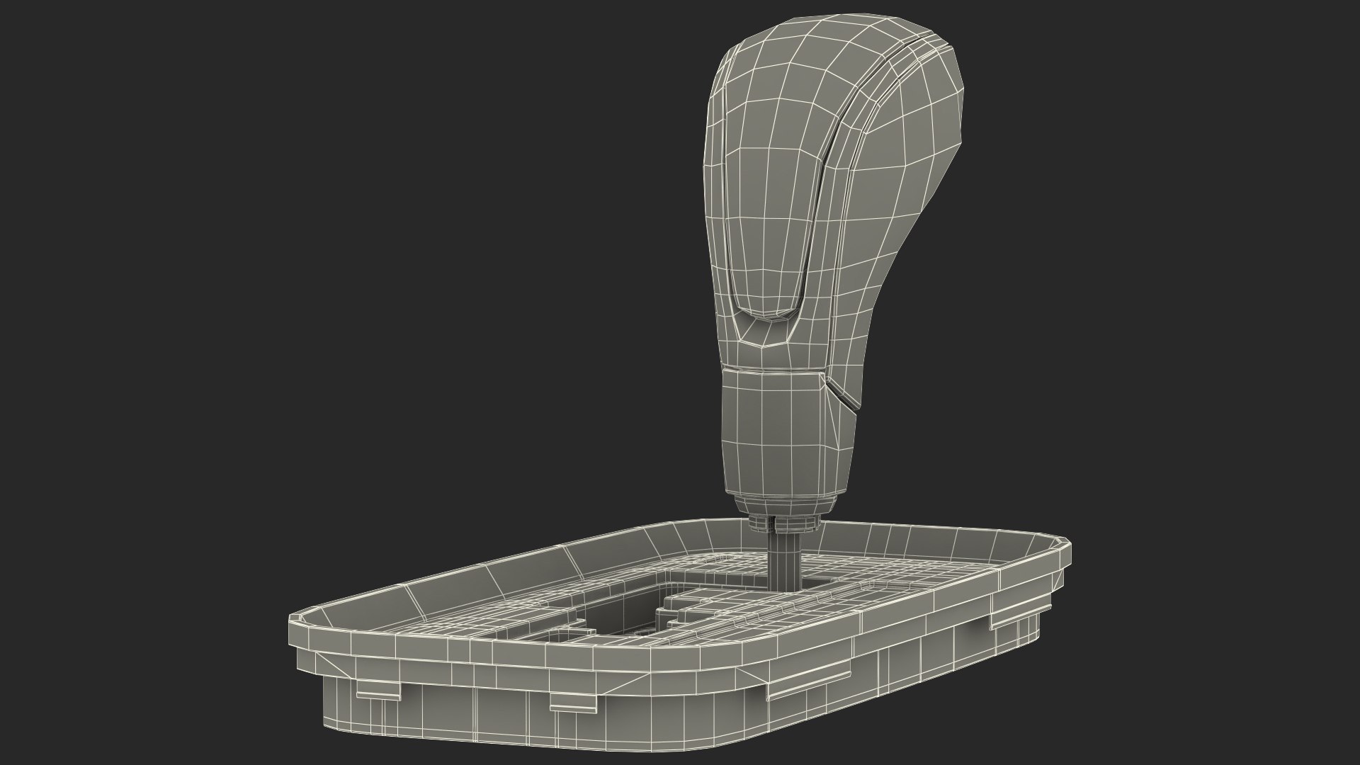 3D Model Auto Transmission Shift Lever - TurboSquid 1929743
