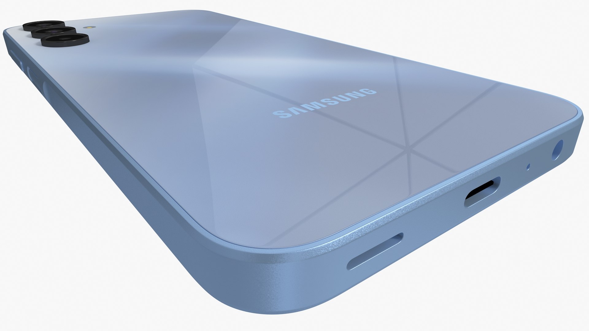 3D Samsung Galaxy A15 4G Blue Model - TurboSquid 2184483